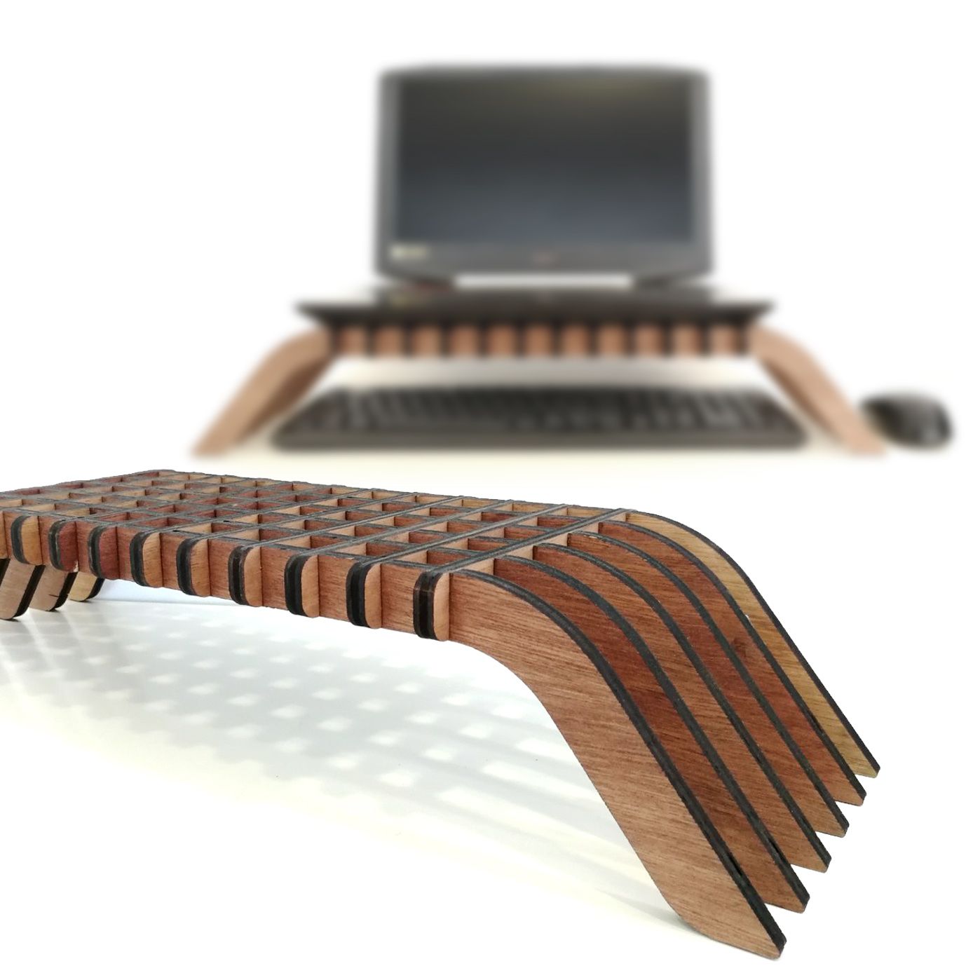 Interlocking Plywood Laptop Riser - With Plans : 6 Steps (with Pictures ...