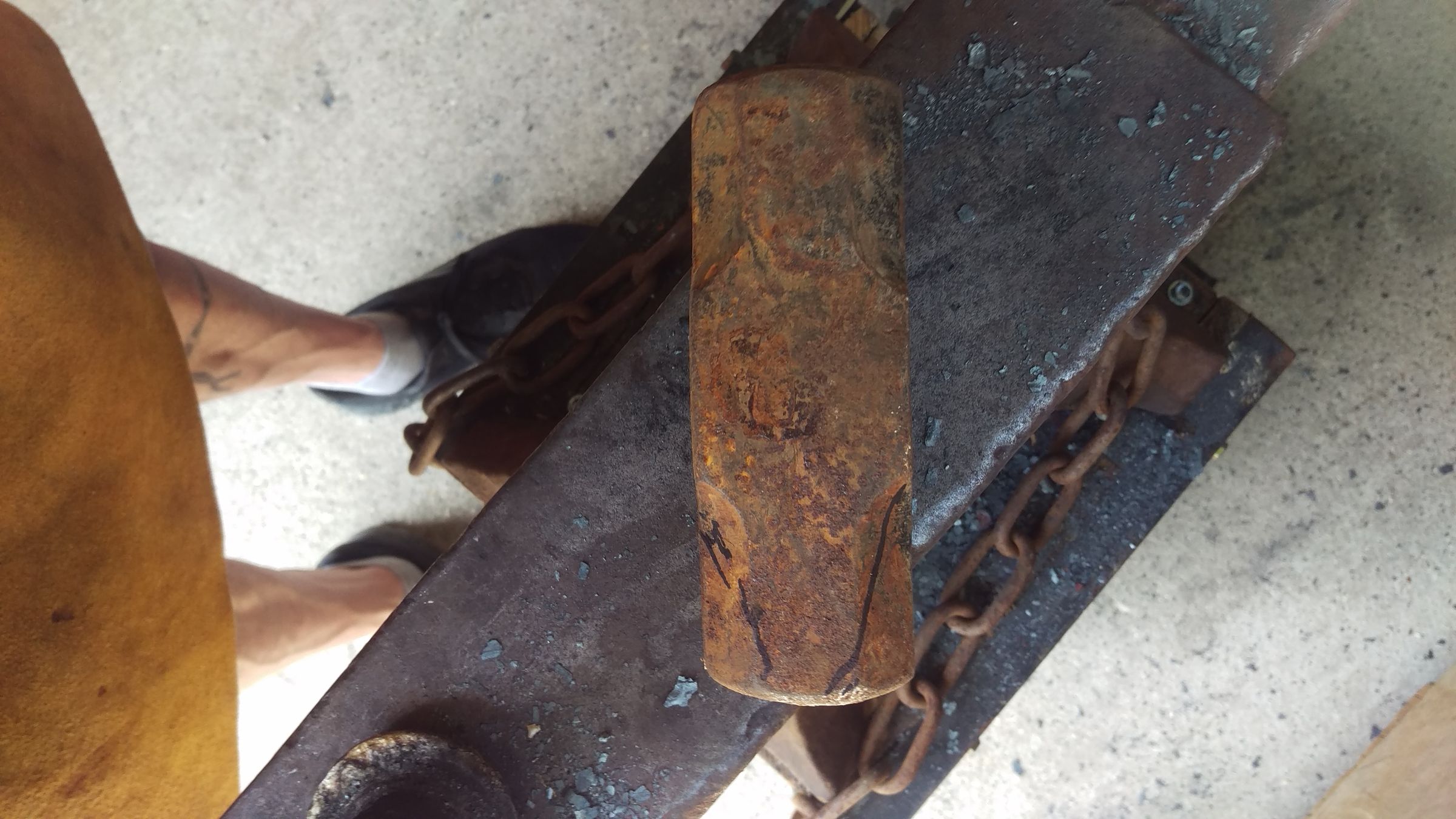 Adapt a Sledgehammer Head to Make a Big Boy Blacksmith Hammer. : 6 ...