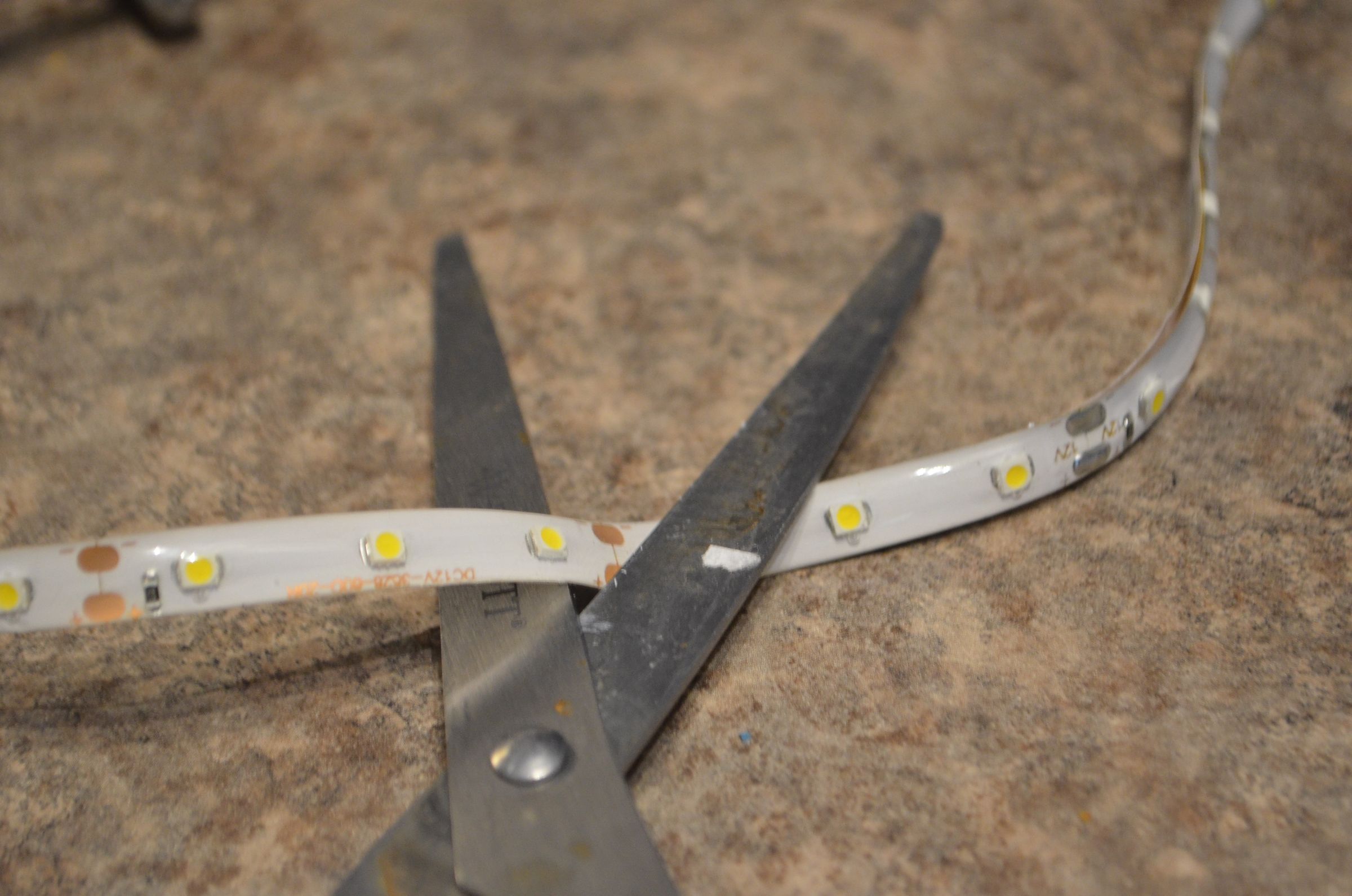 LED Tape - Under Cabinet Lighting - No Soldering! : 9 Steps (with ...