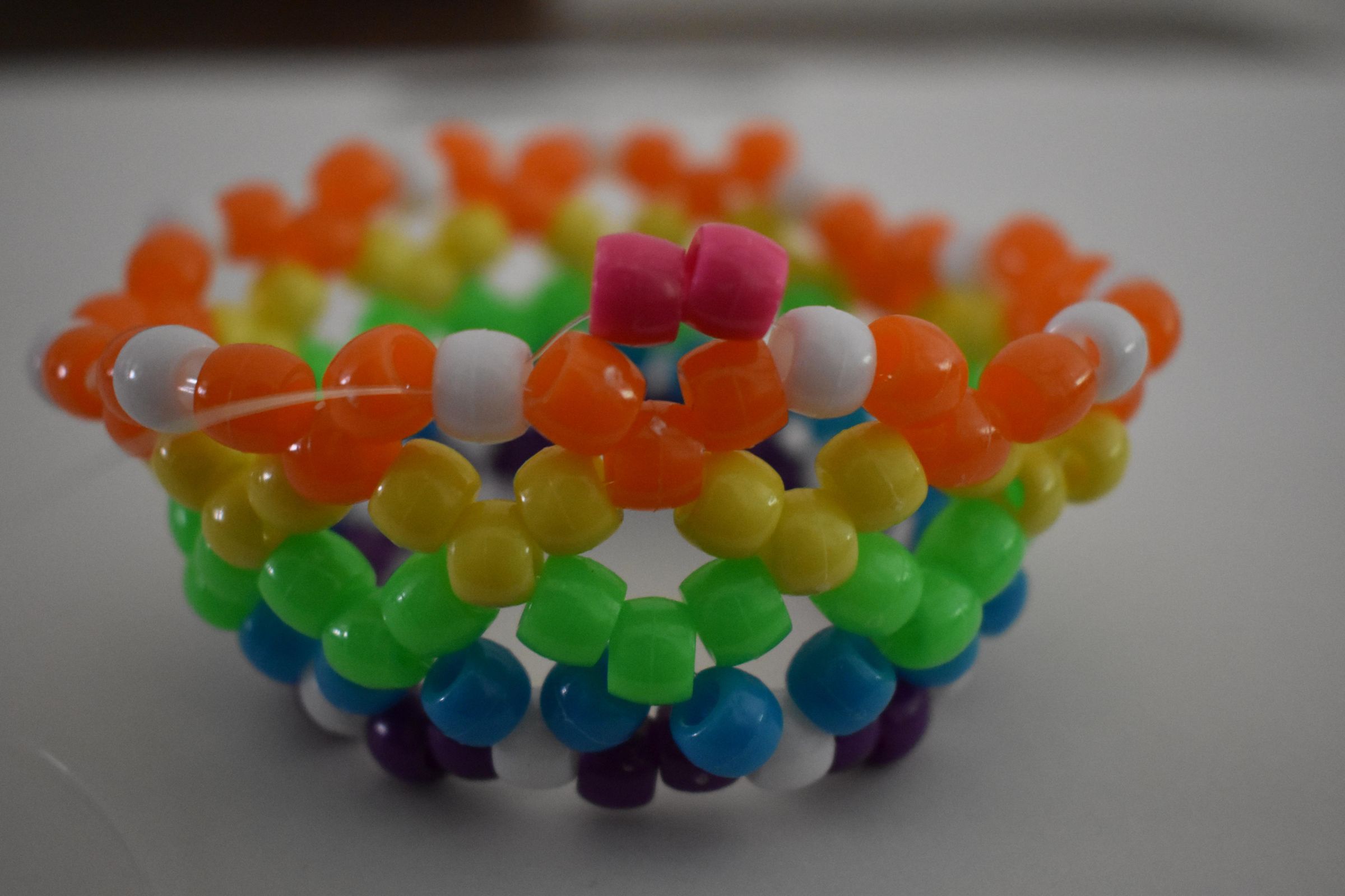 Rainbow 3D Kandi Cuff : 11 Steps (with Pictures) - Instructables