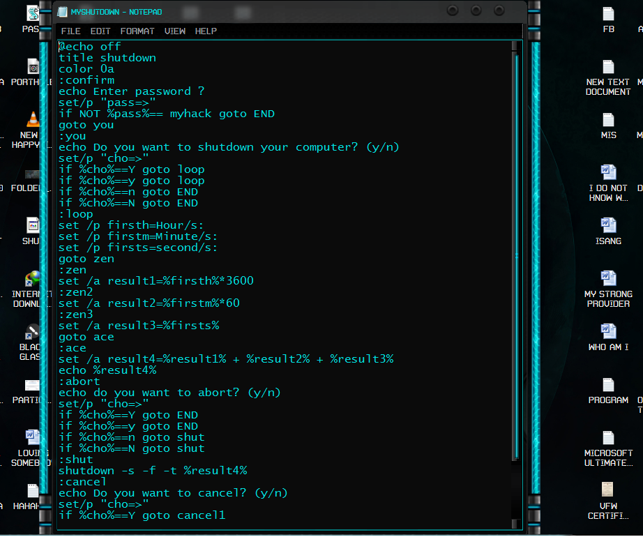 Shutdown Computer Using Batch File With Your Desired Time : 4 Steps - Instructables