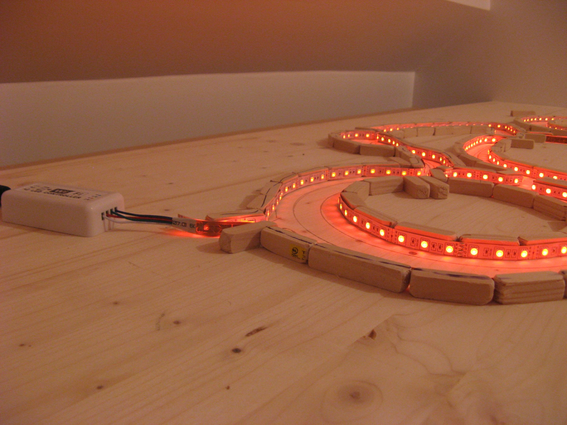 Make a Led Tron Desk and Led Tron Clock : 15 Steps (with Pictures ...
