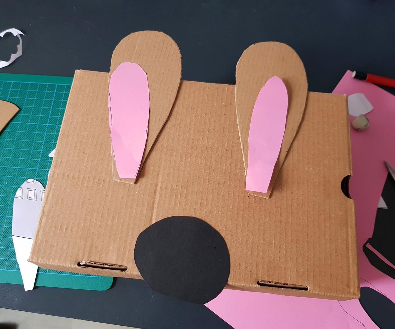 Shoebox Easter Bunny (breakfast / Gift Package) : 5 Steps (with ...