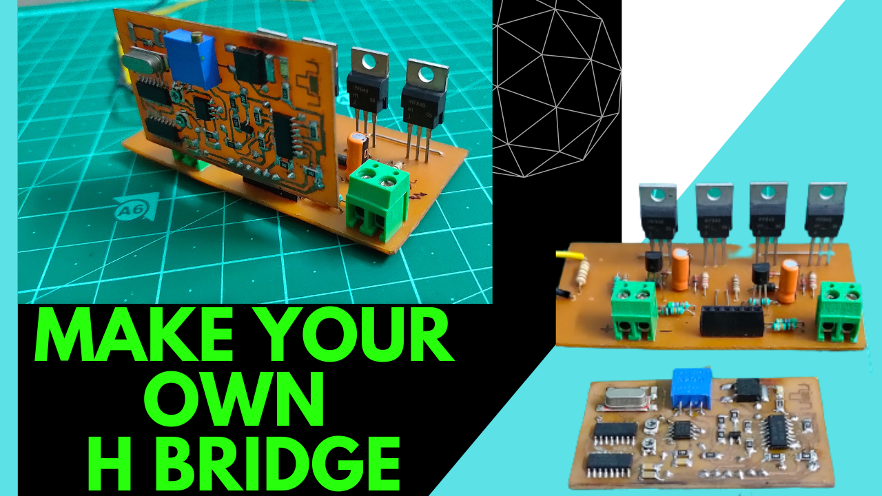 Make Your Own H-Bridge Circuit for Inverters : 8 Steps (with Pictures ...