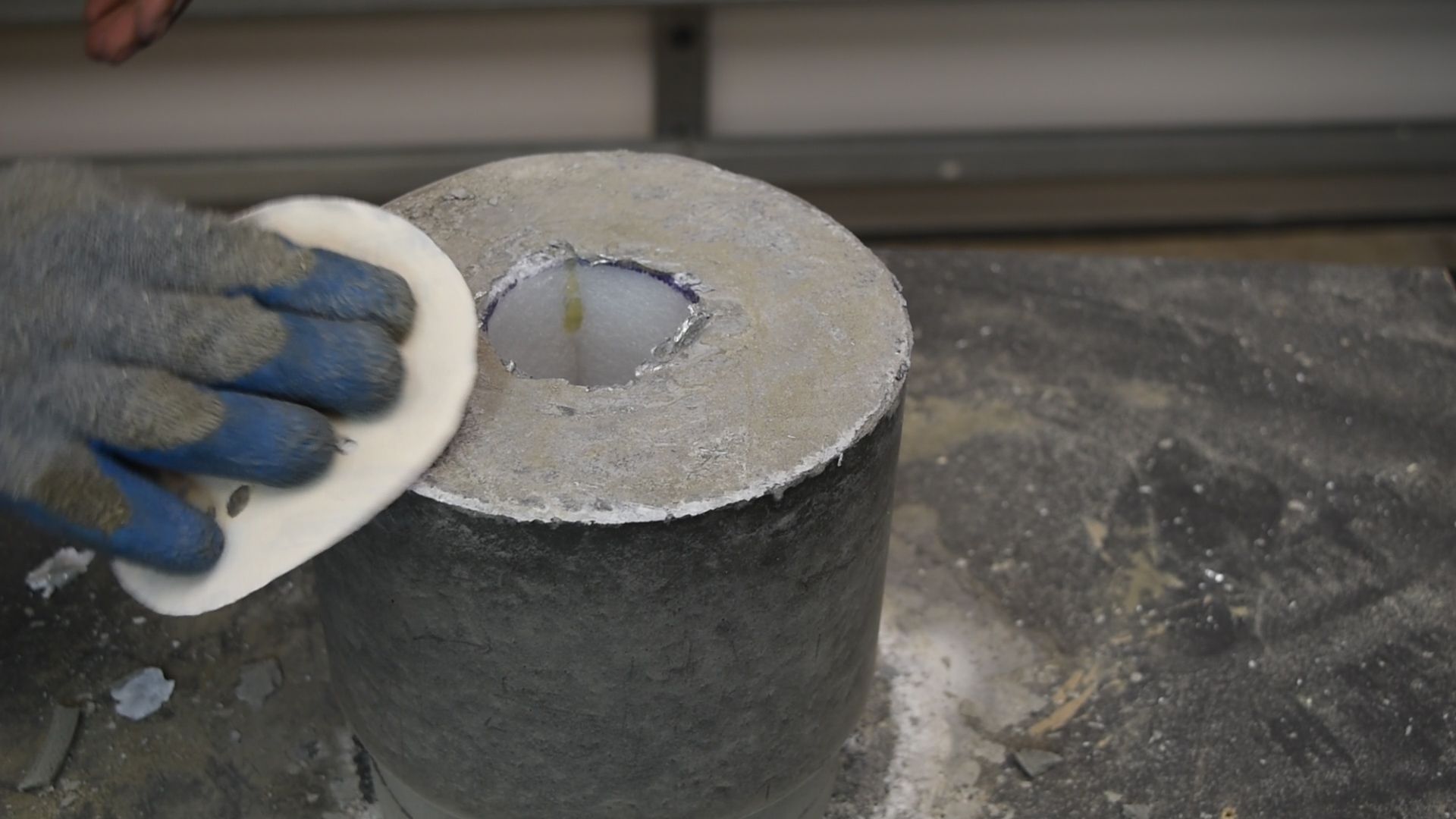 DIY Indoor Outdoor Concrete Lamp 2 : 7 Steps (with Pictures ...