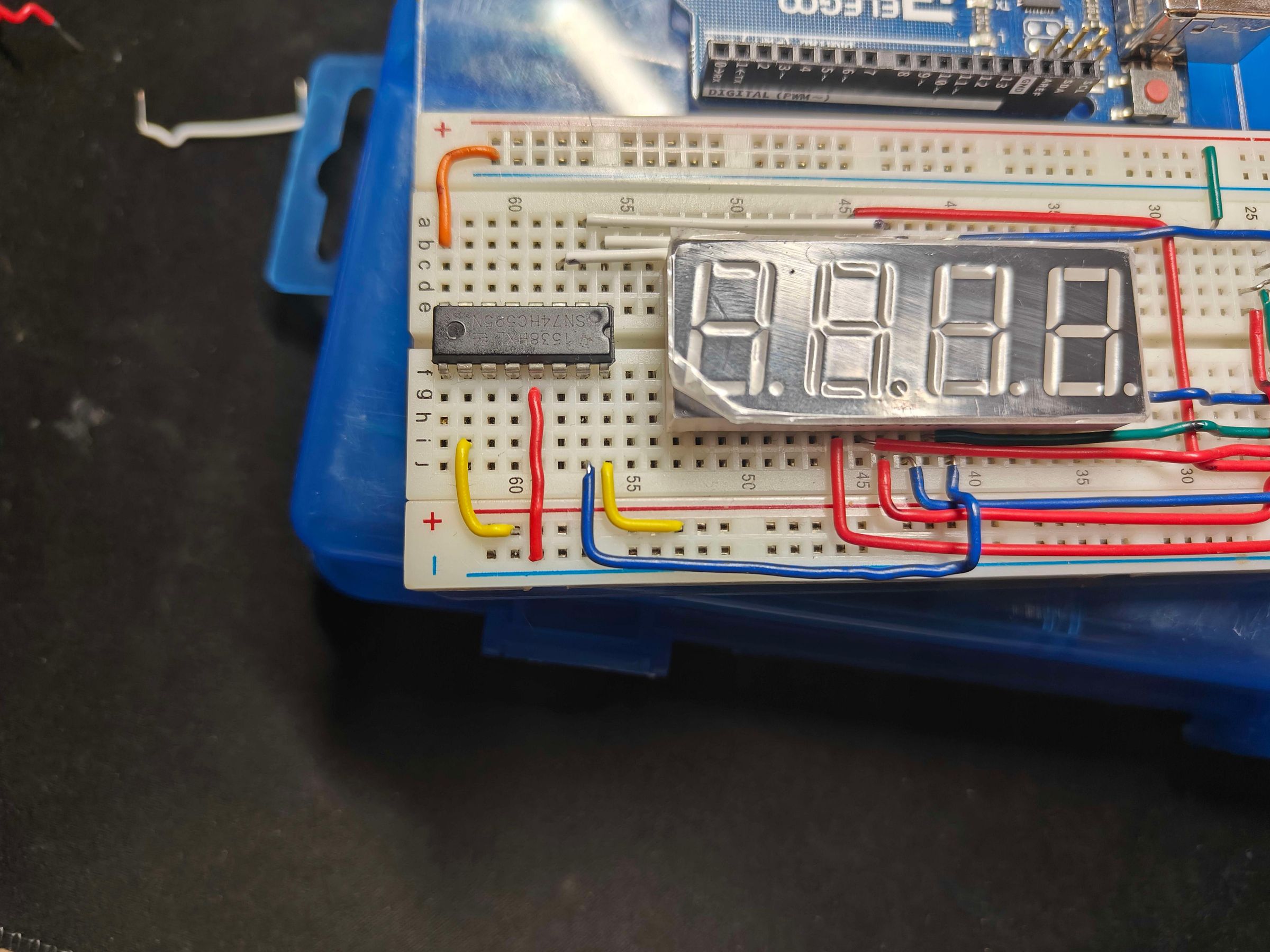 4-Digit 7-Segment Arduino Stopwatch : 3 Steps - Instructables