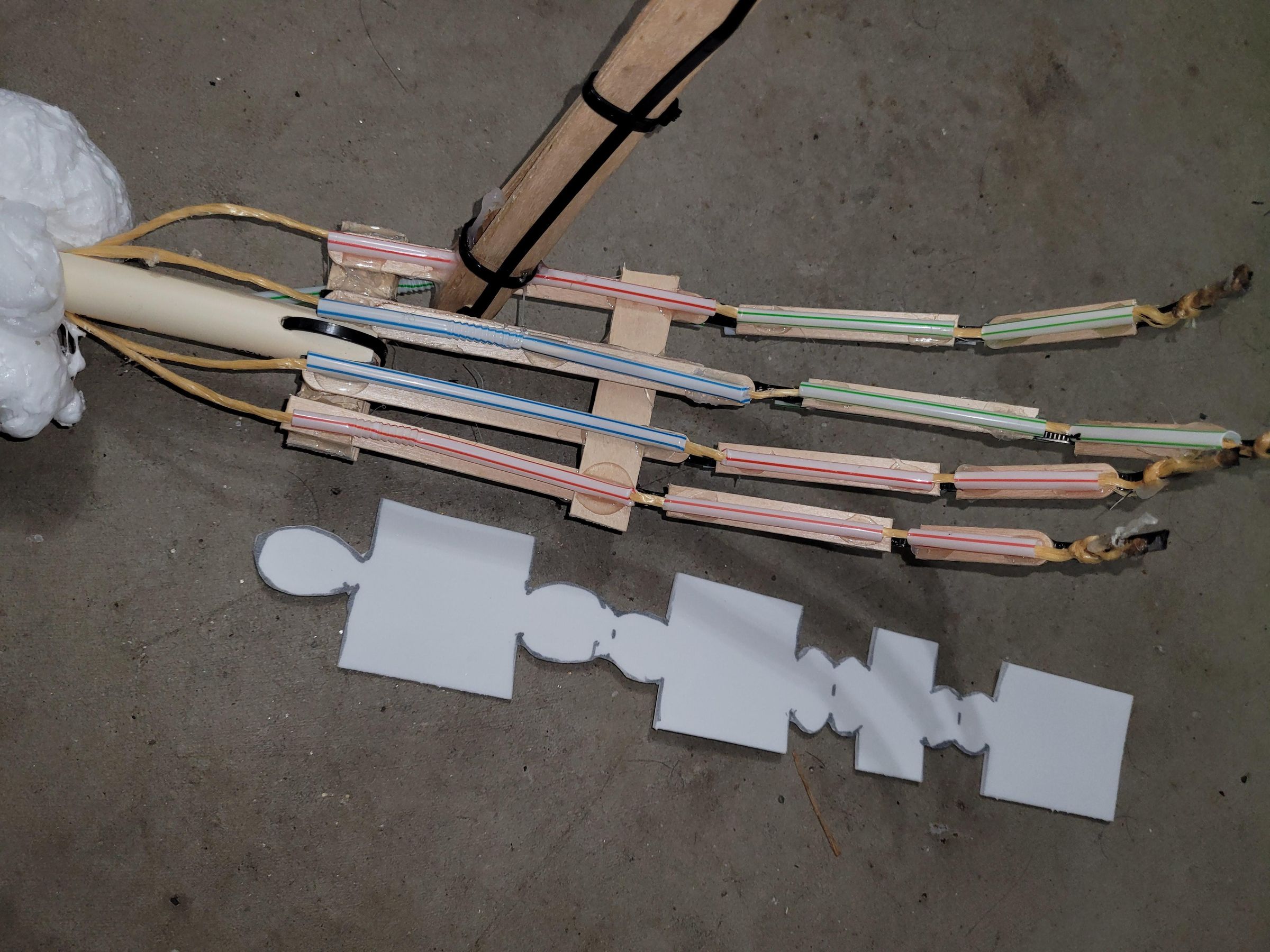 8 Foot Tall Skeleton From PVC, Pool Noodles, and Spray Foam : 8 Steps ...