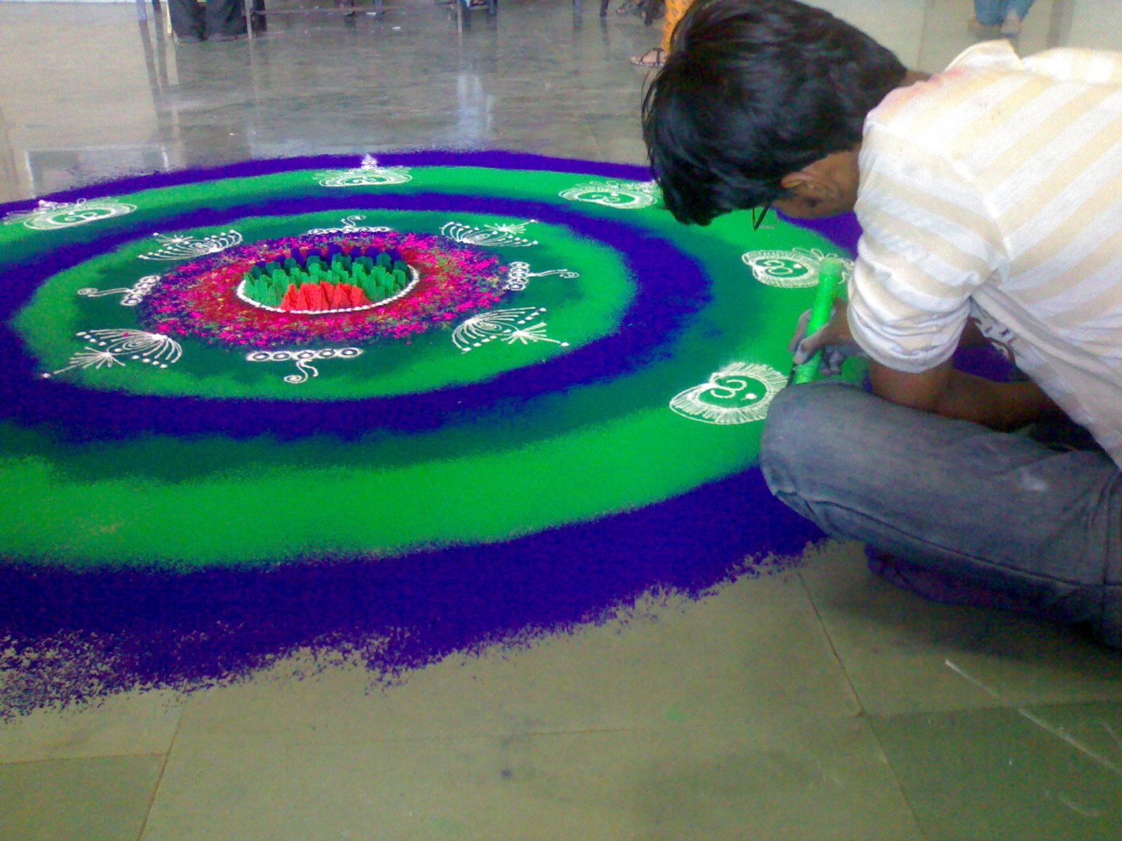 My Work... Rangoli..... New Festival Celebrations With Rangoli ...