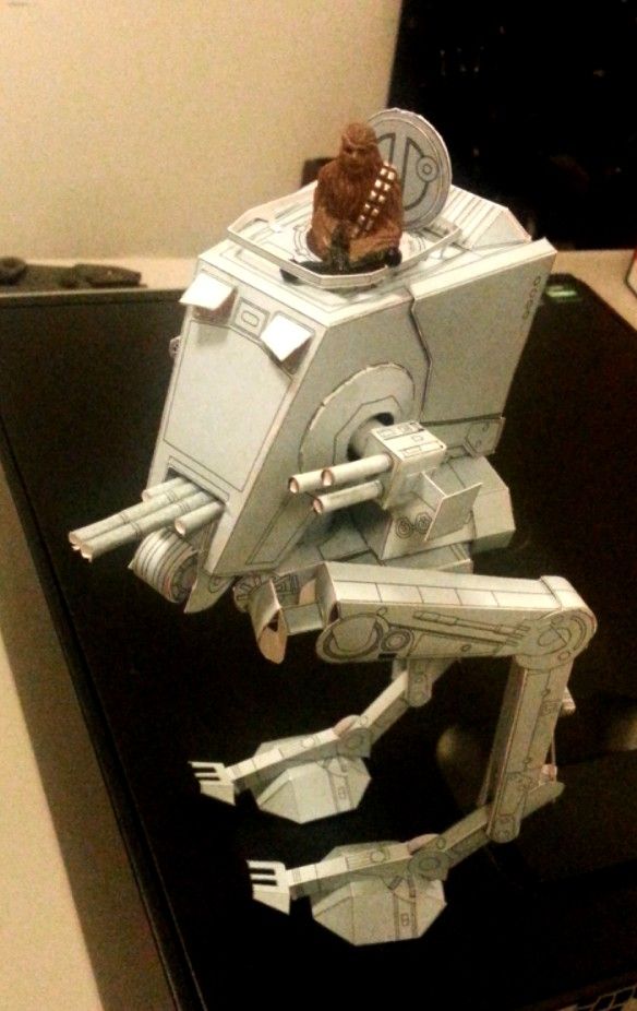 Star Wars Pepakura AT-ST : 10 Steps (with Pictures) - Instructables
