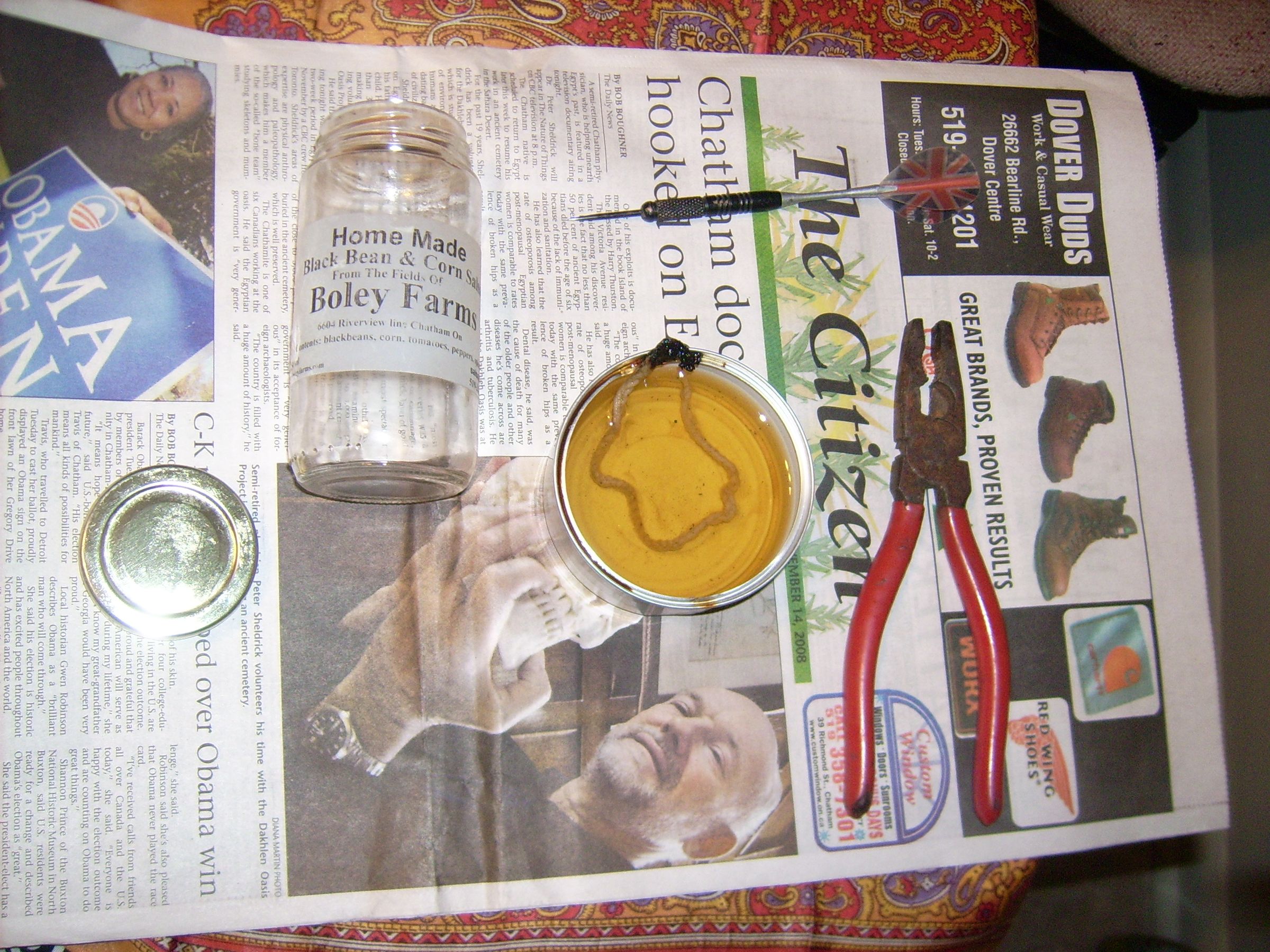 Make a Working Oil Lamp : 3 Steps - Instructables