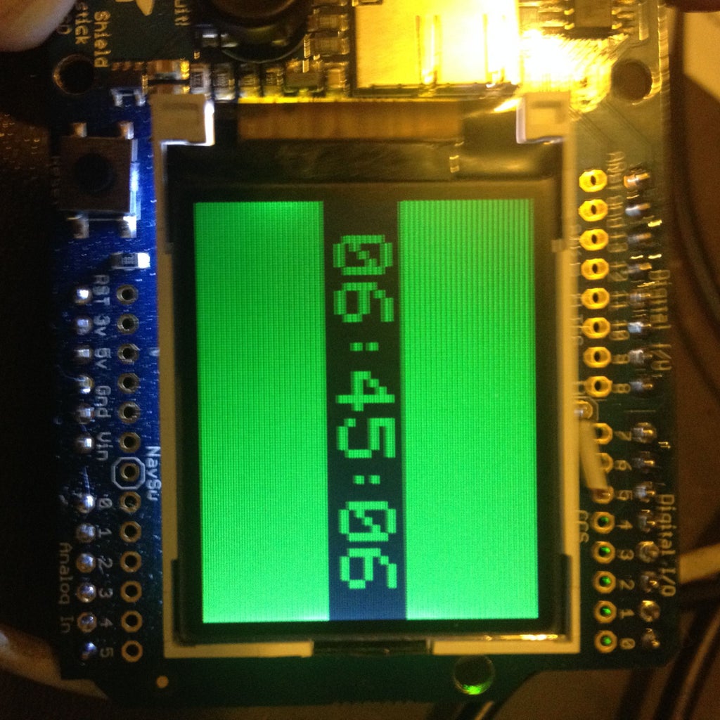 Arduino Tft Color Clock 4 Steps With Pictures Instructables
