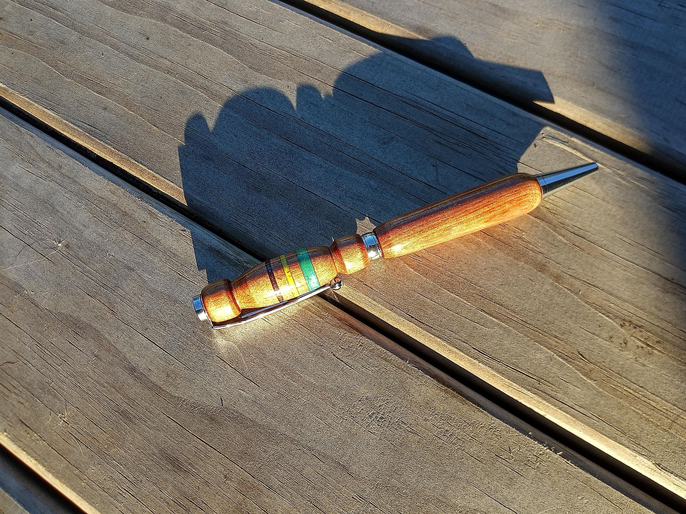 Turning a Wooden Pen With Inlays : 11 Steps (with Pictures) - Instructables