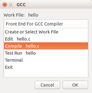 Simple Graphic Interface for Linux GCC Compiler - Instructables