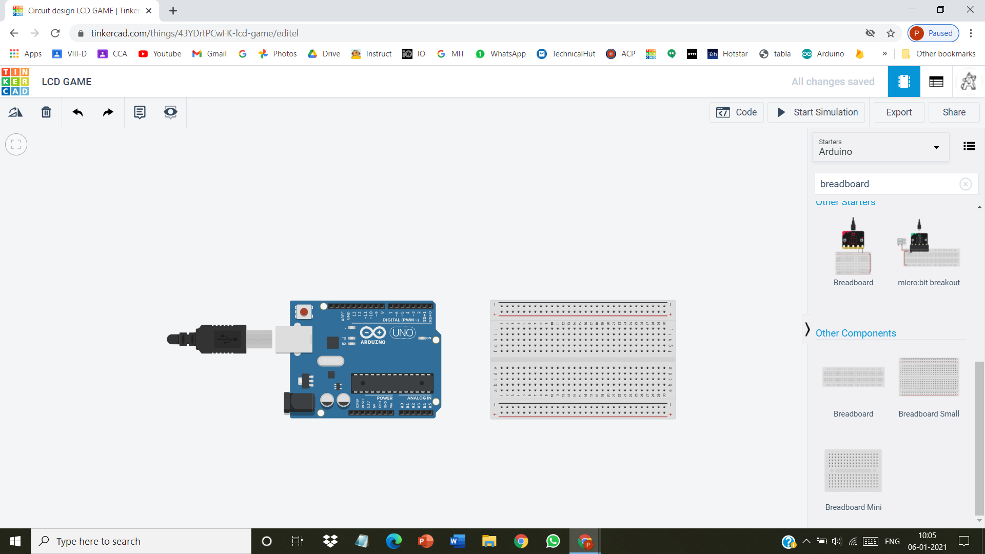 Arduino LCD Game on TinkerCad Circuits : 5 Steps (with Pictures ...