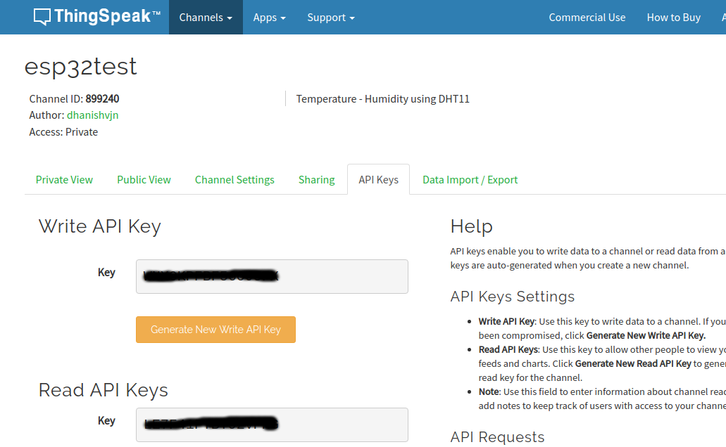 Weather Monitoring Using Esp32dht11oledthingspeak 7 Steps