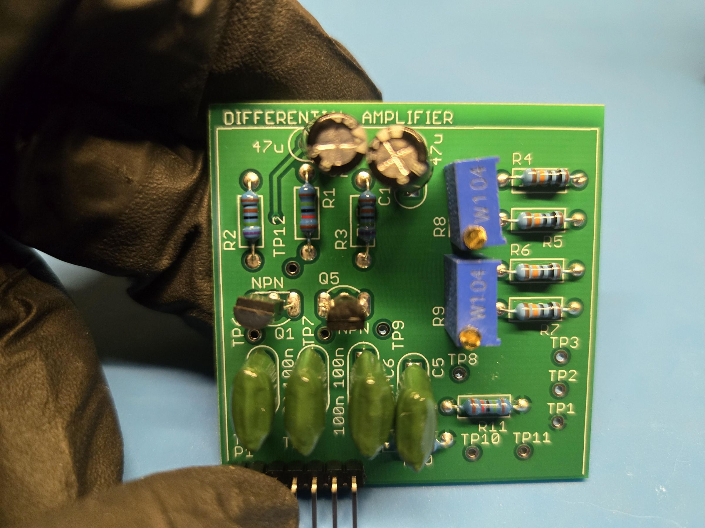 Differential Amplifier, MiniPCB, 04B-360, Rev A1-02 : 3 Steps ...