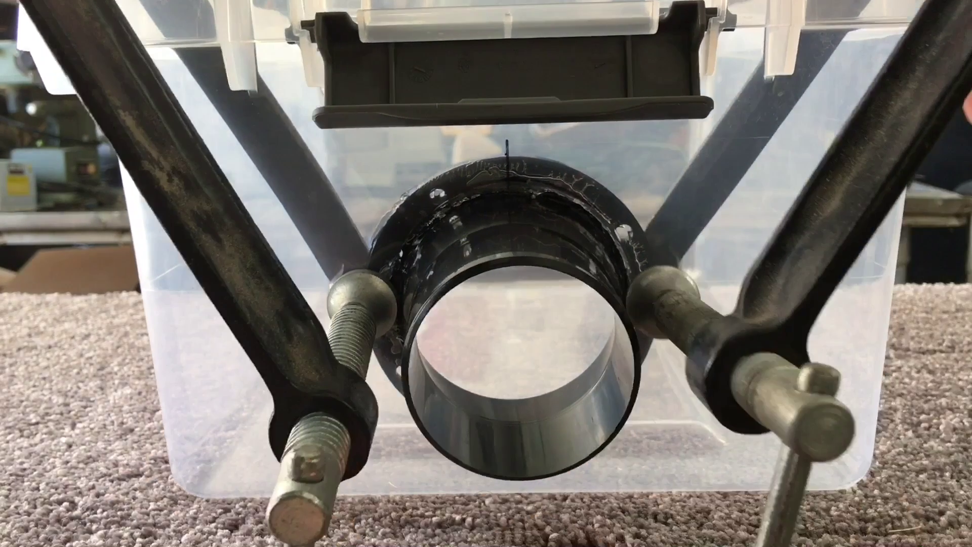 Dust Free Sanding Using a Storage Container : 15 Steps (with Pictures ...