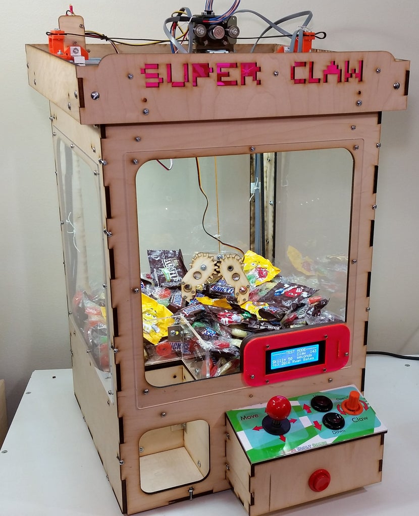 Arduino Claw Machine (Version 4) : 3 Steps (with Pictures) - Instructables Arduino Claw Machine (Version 4) : 3 Steps (with Pictures) - Instructables