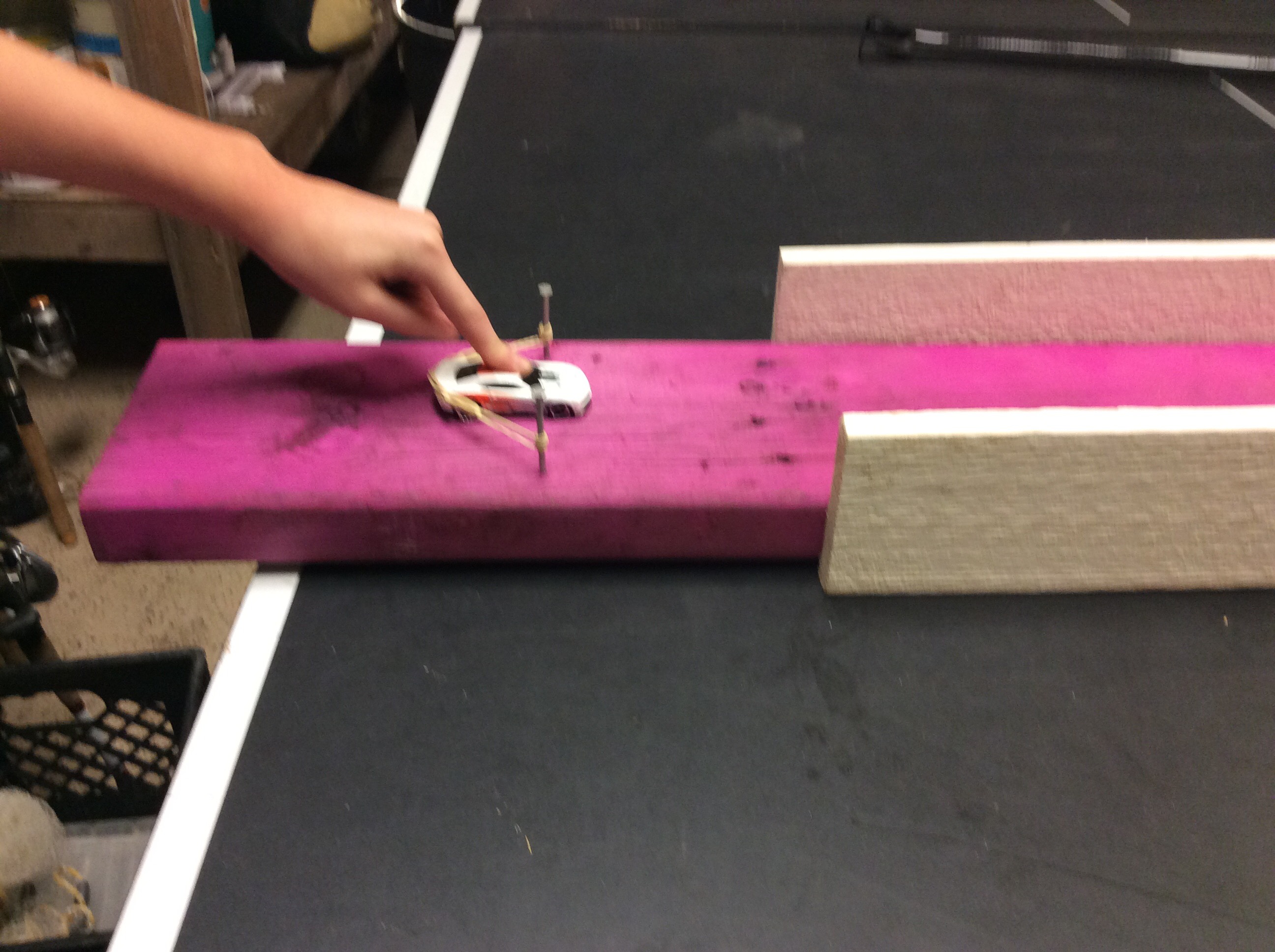 Rubber Band Race Car Track : 5 Steps - Instructables