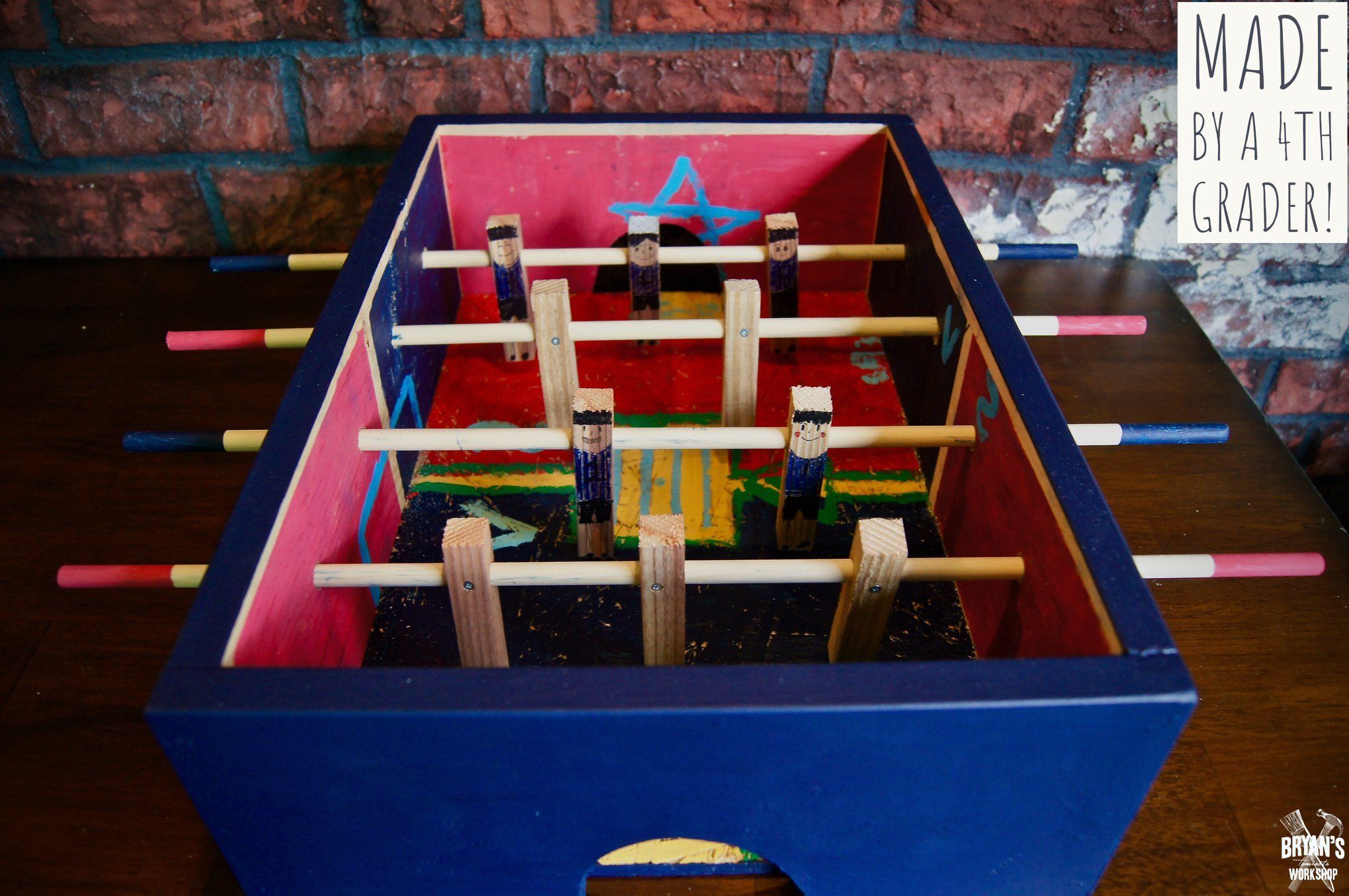 Mini Wooden Foosball Box Project! : 6 Steps (with Pictures) - Instructables