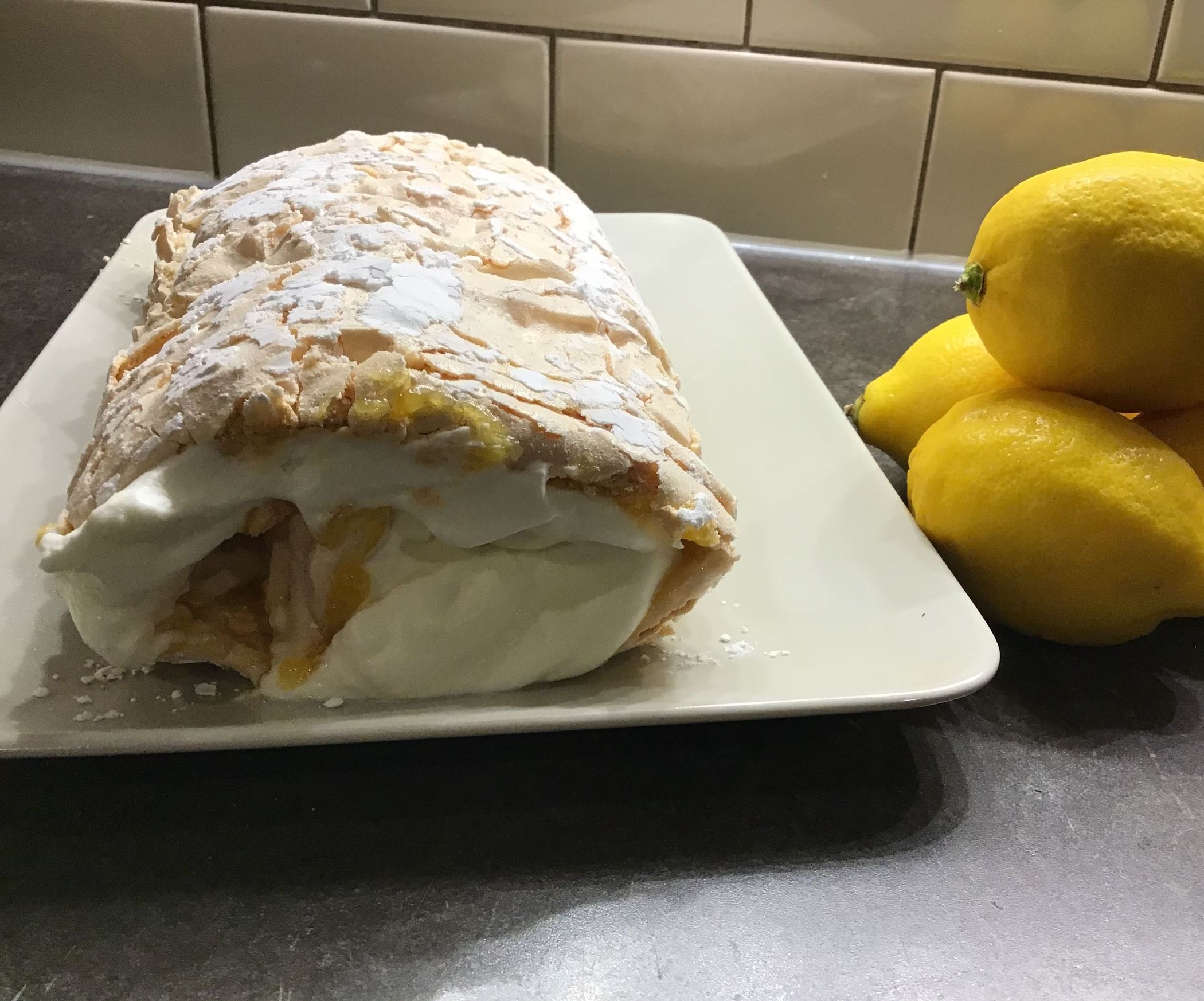 Refreshing Lemon Roulade : 5 Steps - Instructables