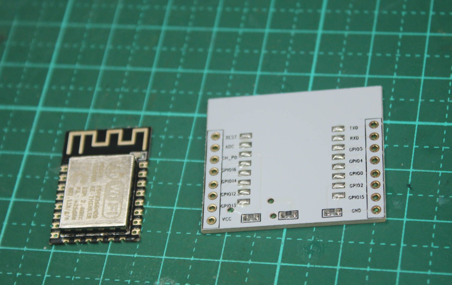 ESP-12F: ESP8266 Module - Minimal Breadboard for Flashing : 11 Steps ...