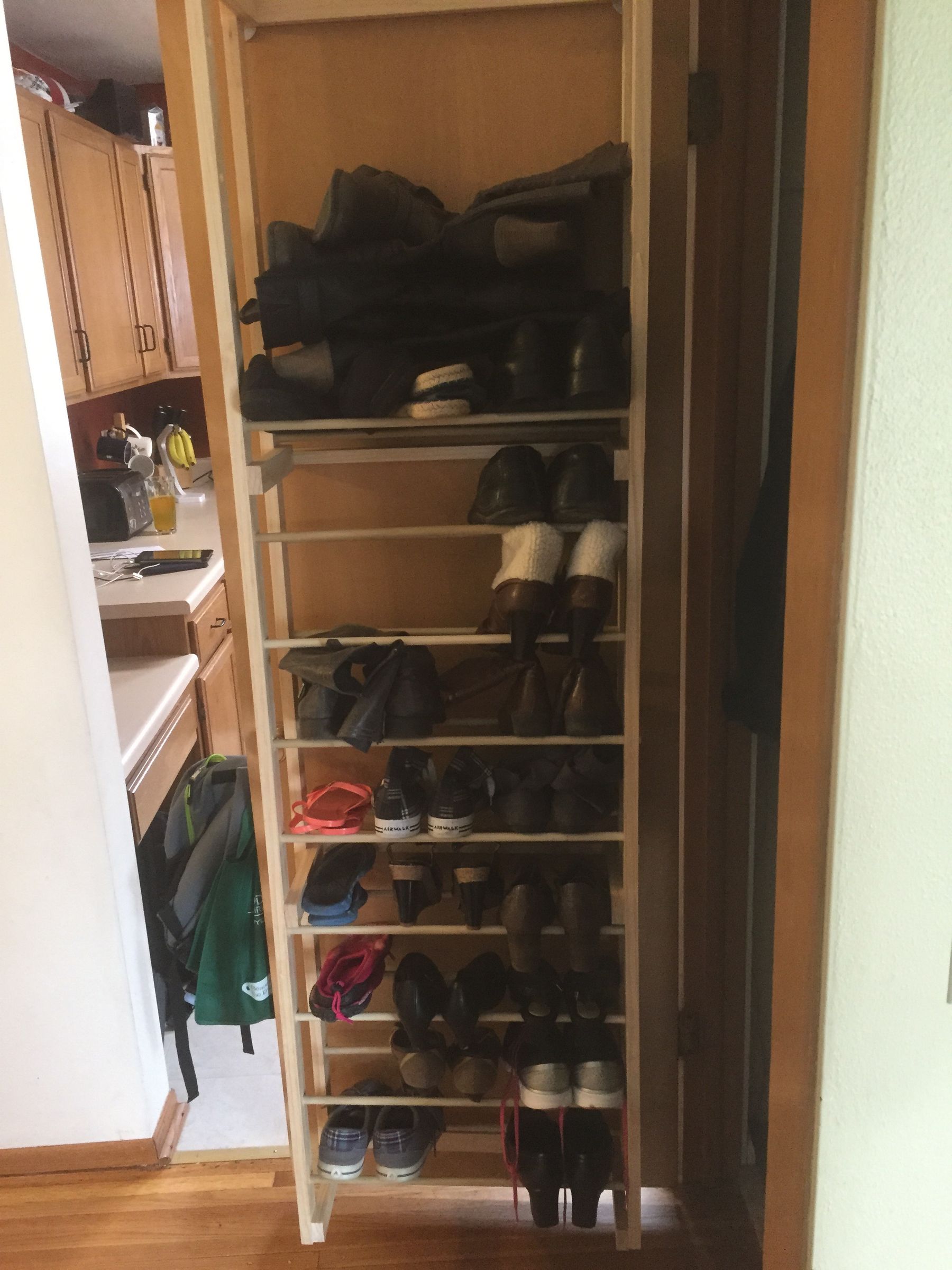 Behind the Door Shoe Rack : 3 Steps (with Pictures) - Instructables