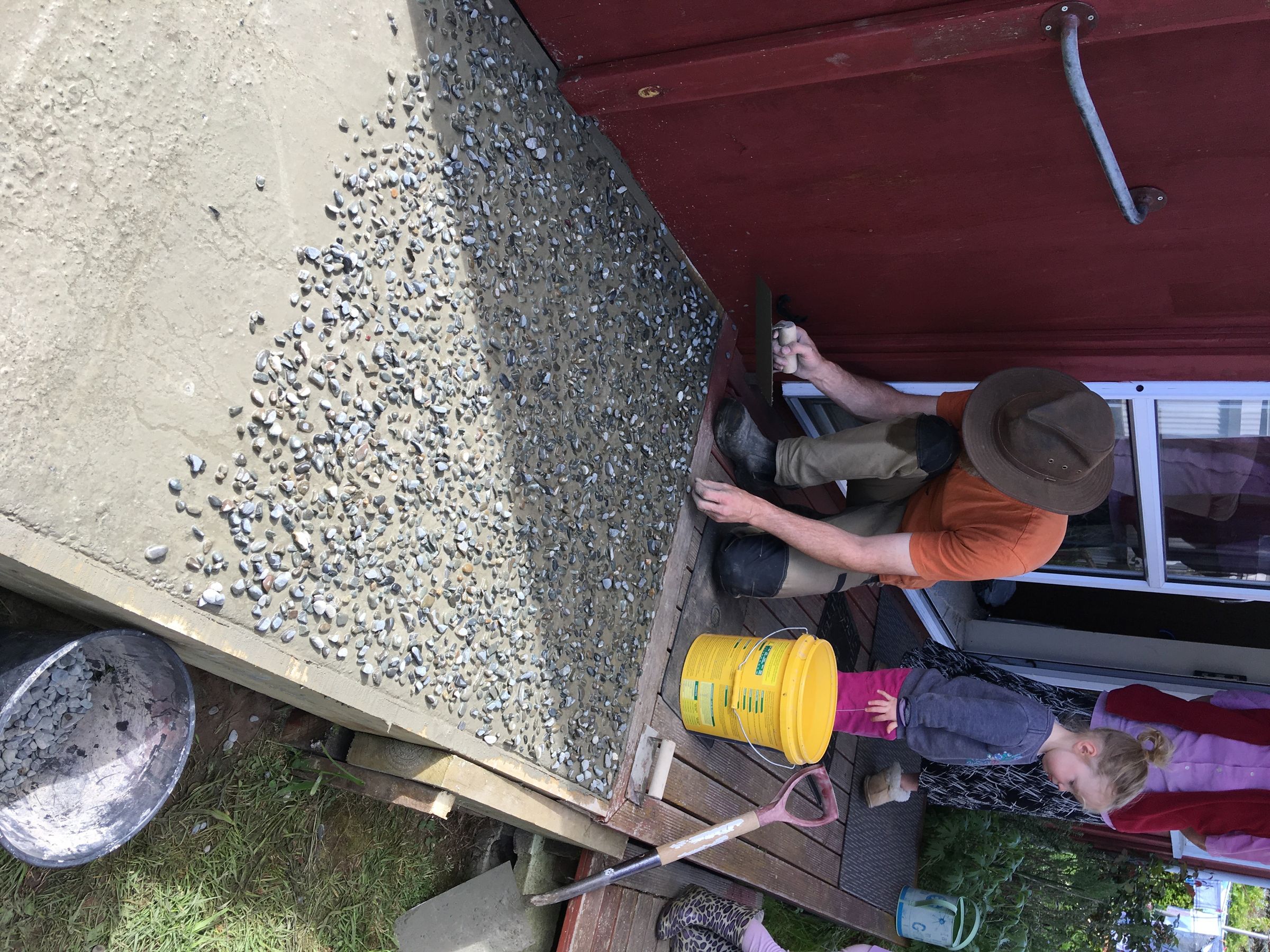 Making an Exposed Aggregate Concrete Path : 8 Steps (with Pictures ...