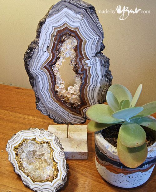 DIY Concrete Faux Geode Lamp : 8 Steps (with Pictures) - Instructables