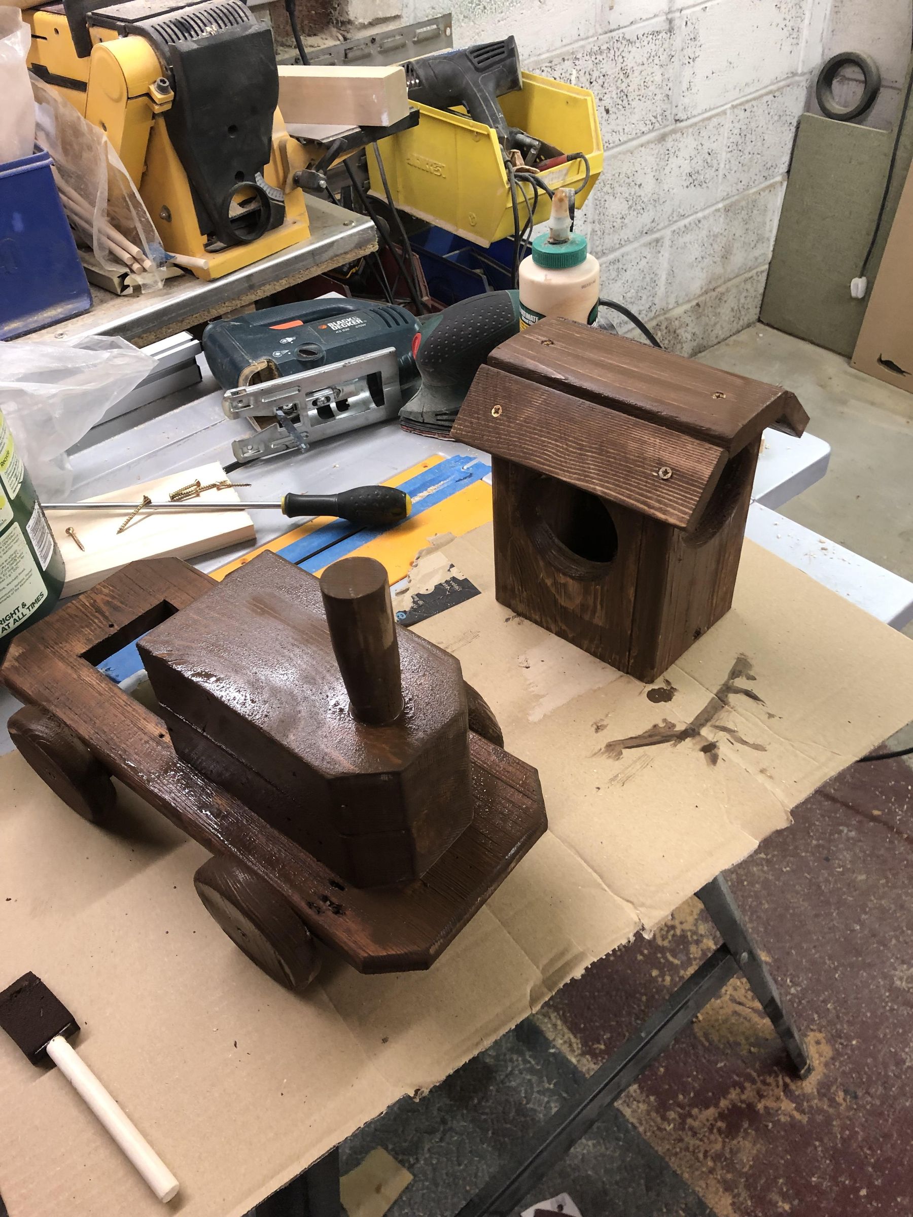 Upgrade Garden Wooden Loco With Coal Tender Planter : 5 Steps ...