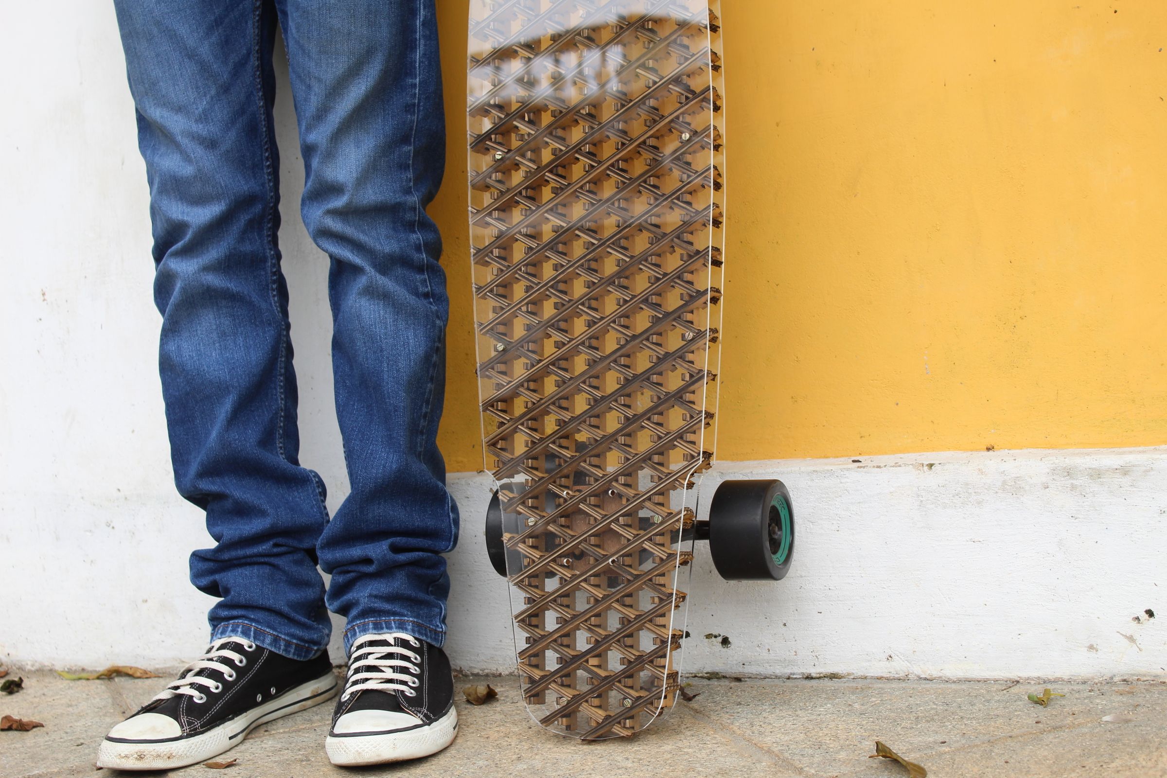Quarter Iso-grid Cardboard Longboard : 15 Steps (with Pictures ...
