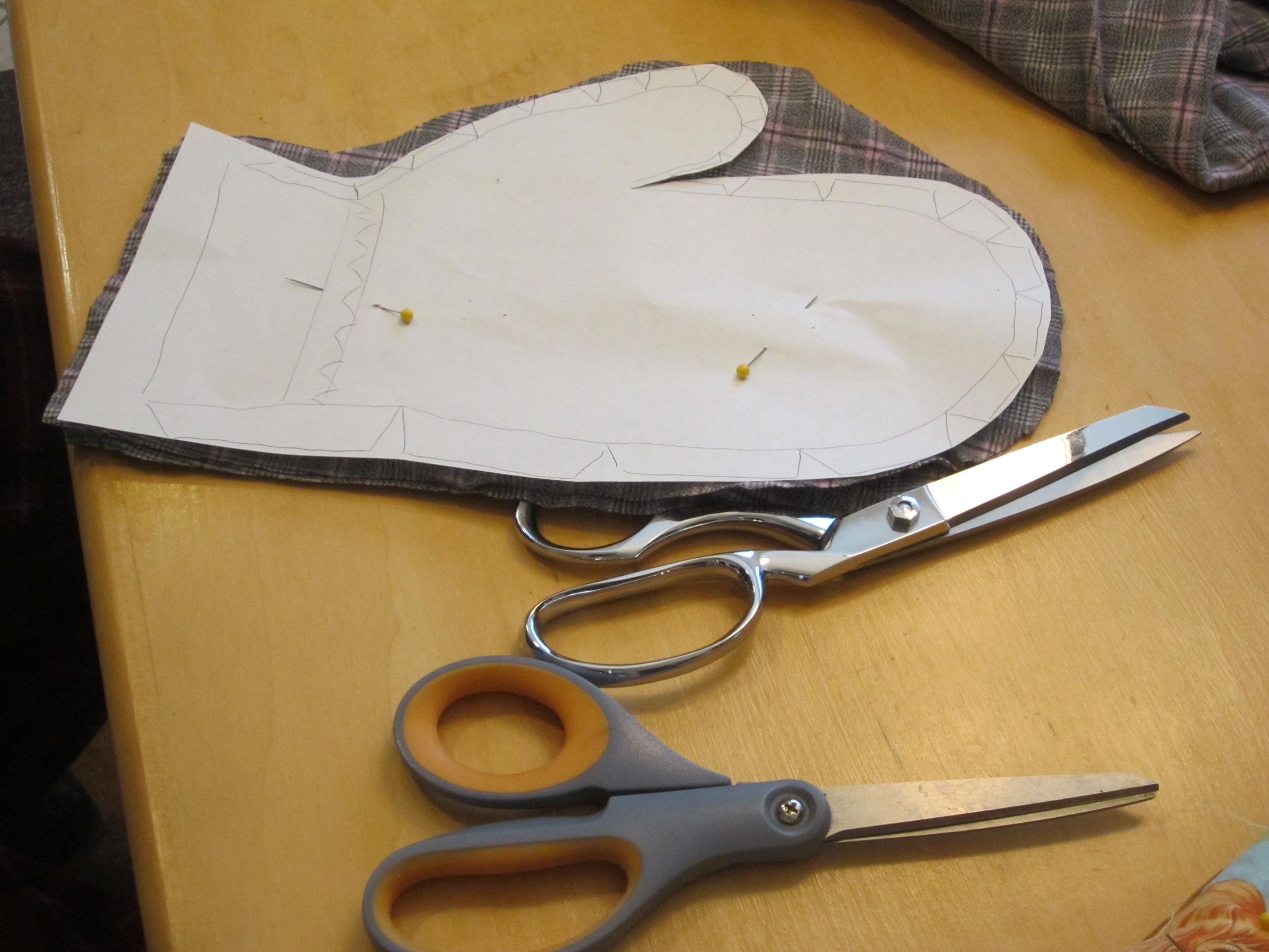 Mittens, Recycled Flannel and Denim, Feel the Warm! : 4 Steps (with ...