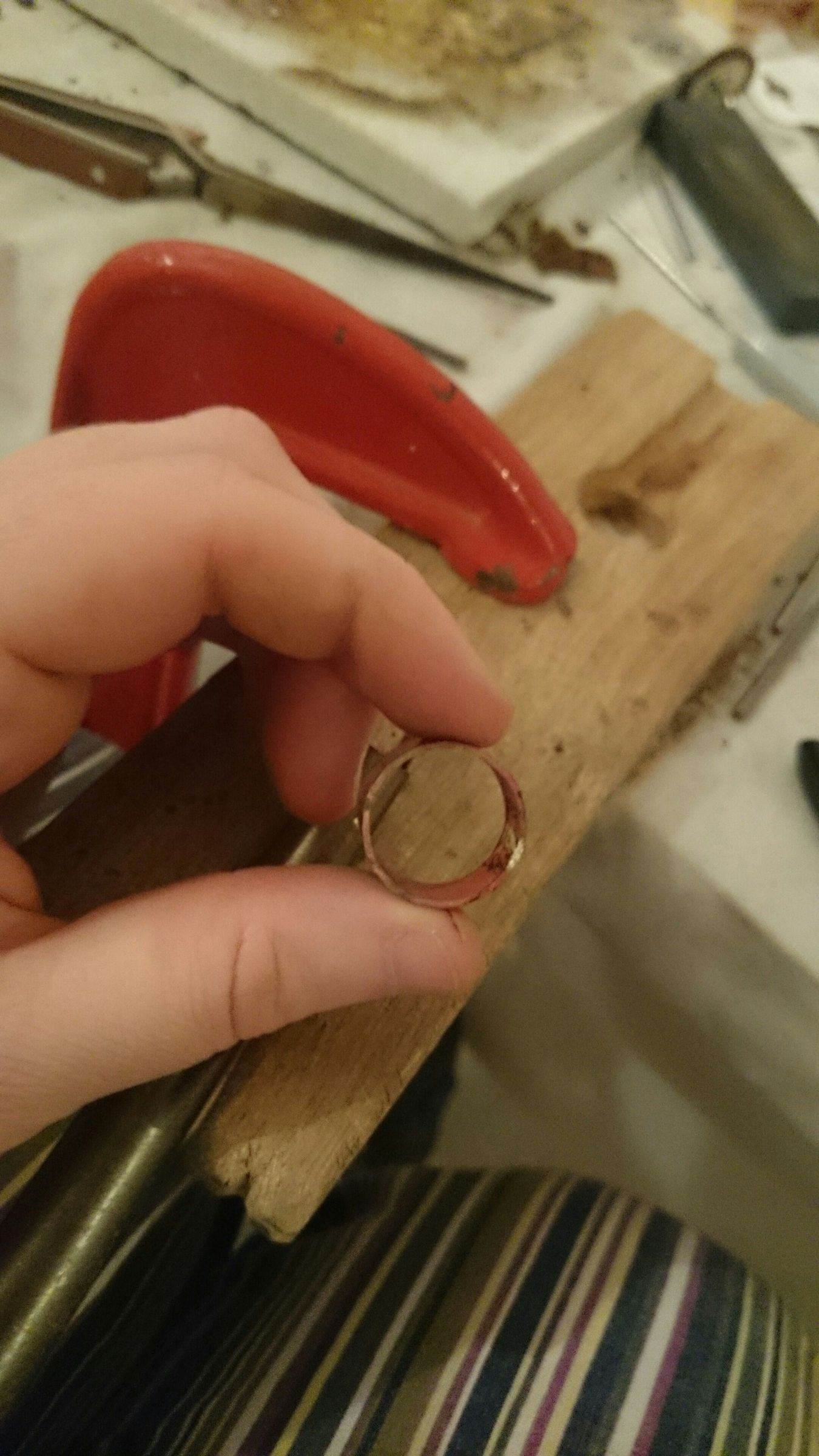 Spinner Ring - Copper & Silver : 4 Steps - Instructables