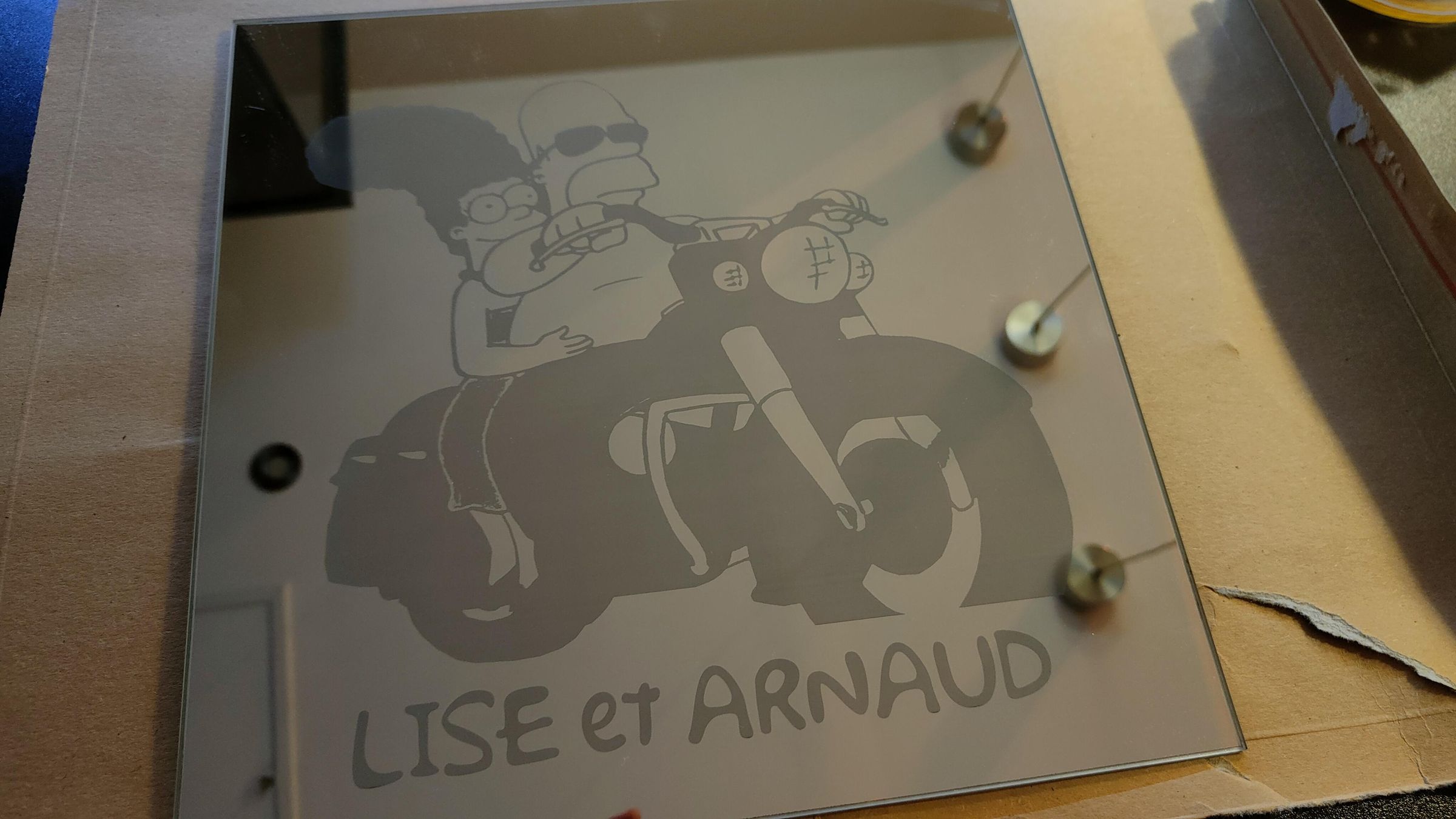 Laser-engraved Illuminated Mirror With Homer! : 10 Steps (with Pictures ...