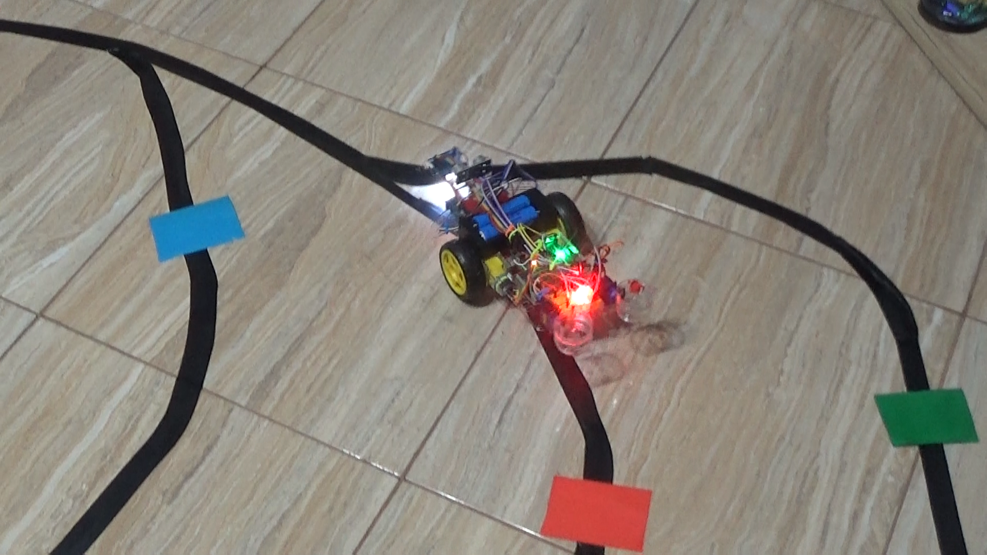 Robot Follow Indicated Color Road : 4 Steps - Instructables