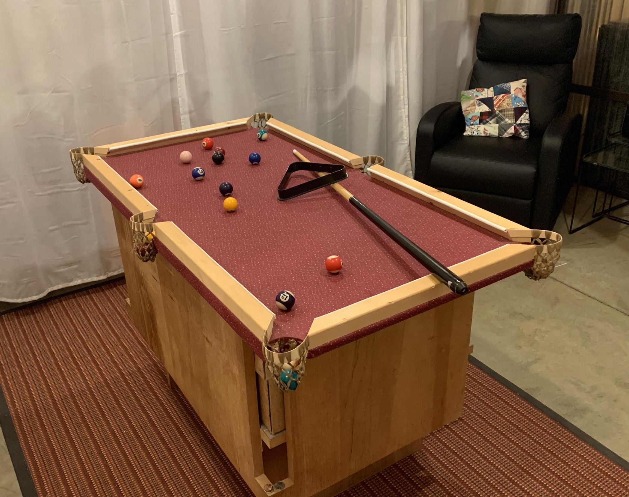 Half-Size Pool Table : 10 Steps (with Pictures) - Instructables