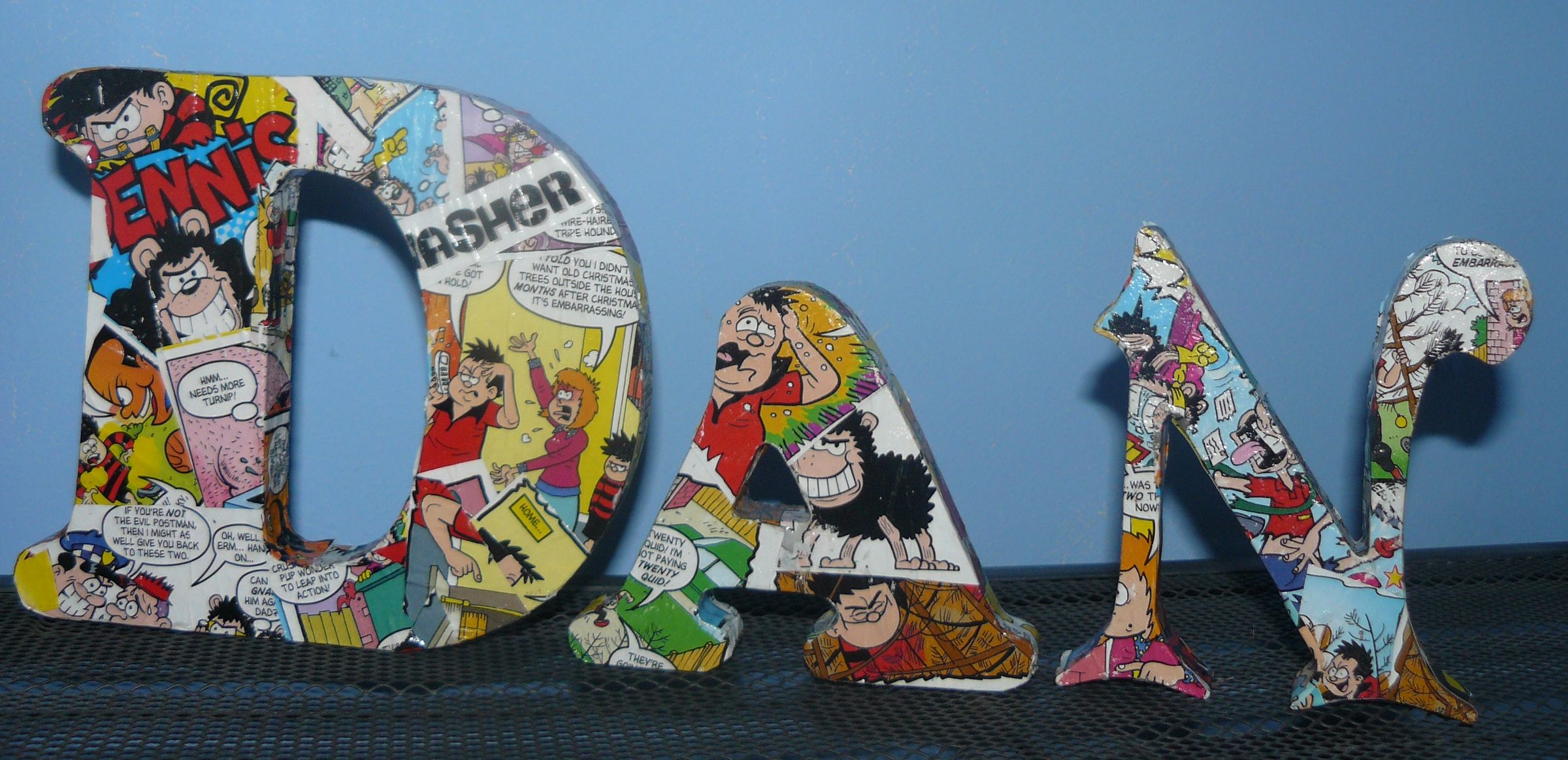 Freestanding Decoupage Letters : 4 Steps - Instructables