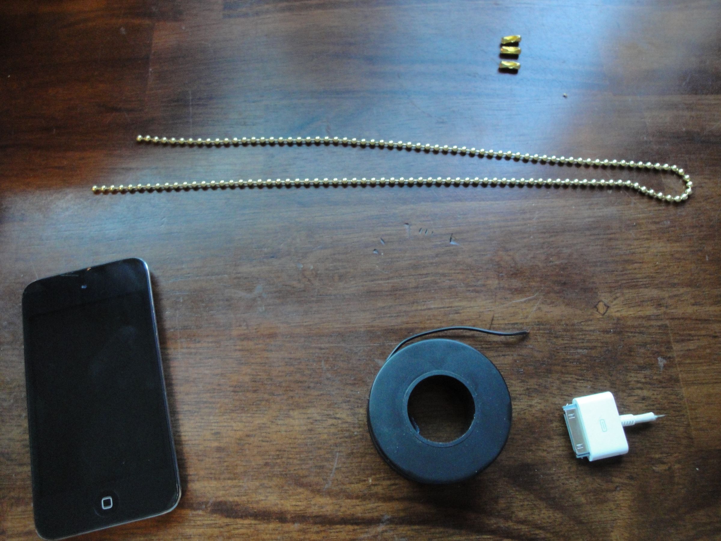 Make a Pocket Watch Chain for Your IPod : 7 Steps - Instructables