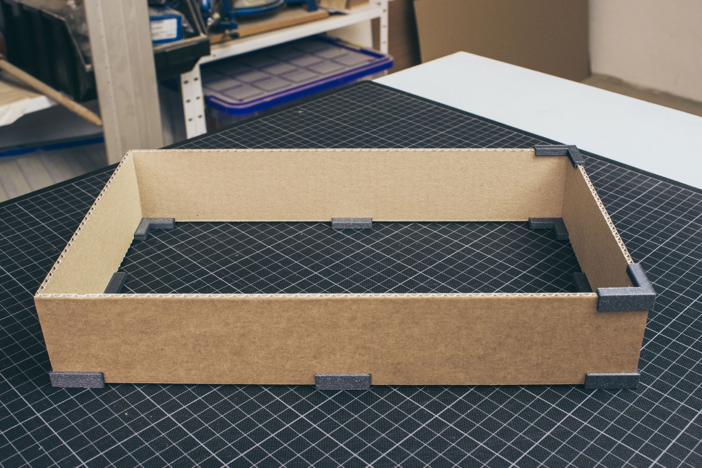 Storage Boxes Made Out of Cardboard and 3D Printed Parts (Update 2019 ...