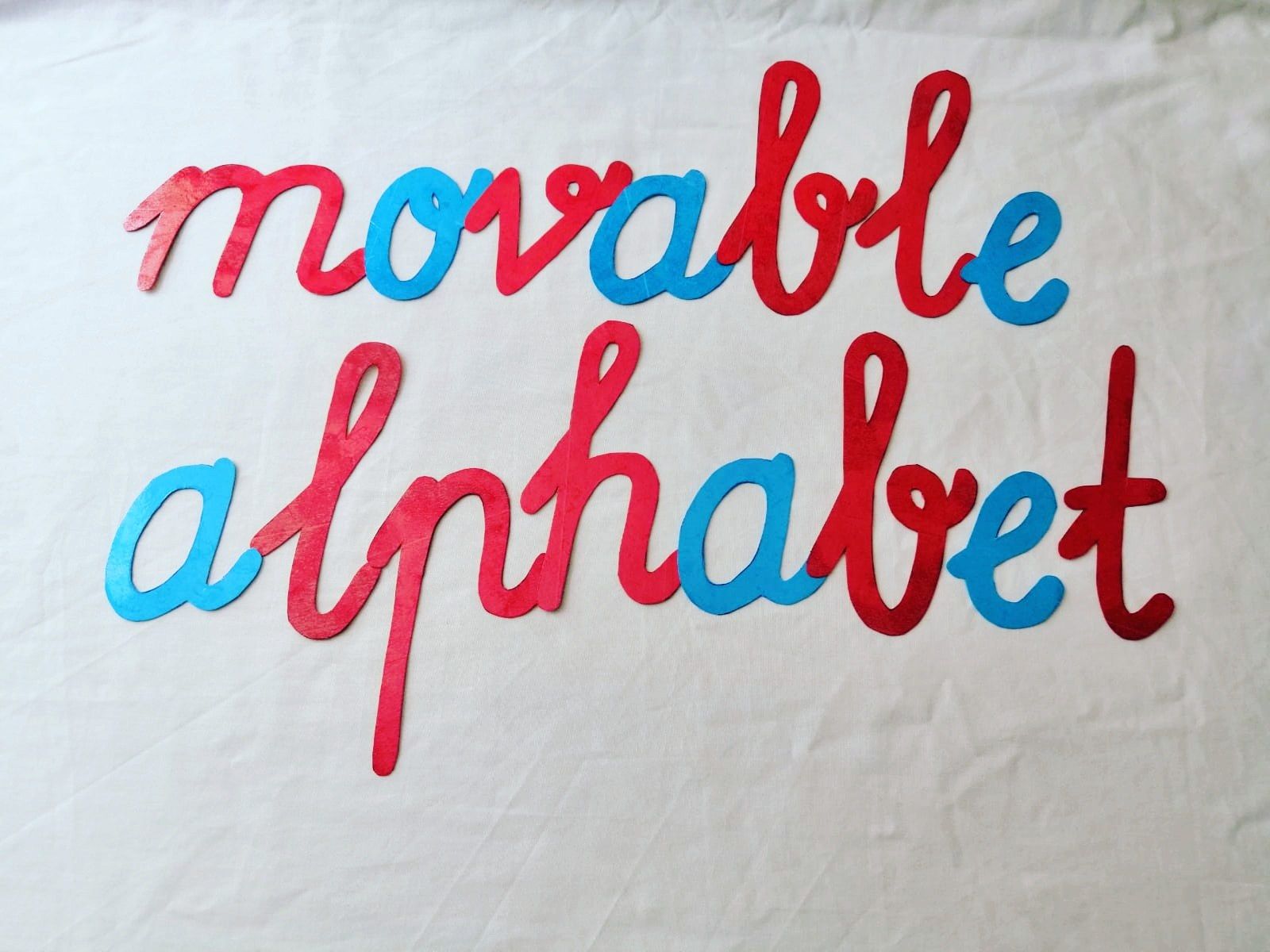 Montessori Movable Alphabet WITHOUT a Printer & Laminator : 9 Steps ...