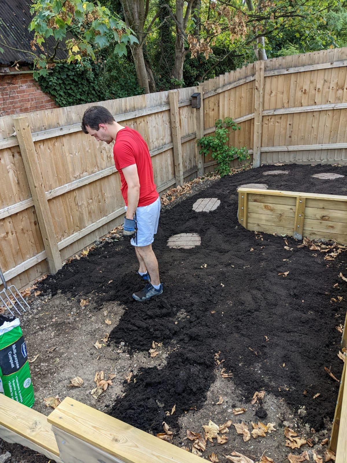 Creating a Beautiful Tiered Garden From a Boring New Build Slope : 8 ...