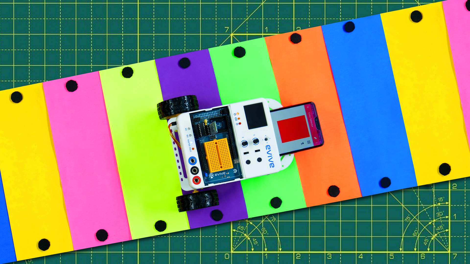 Color Detecting Robot Using Smartphone and Evive (Arduino Based ...