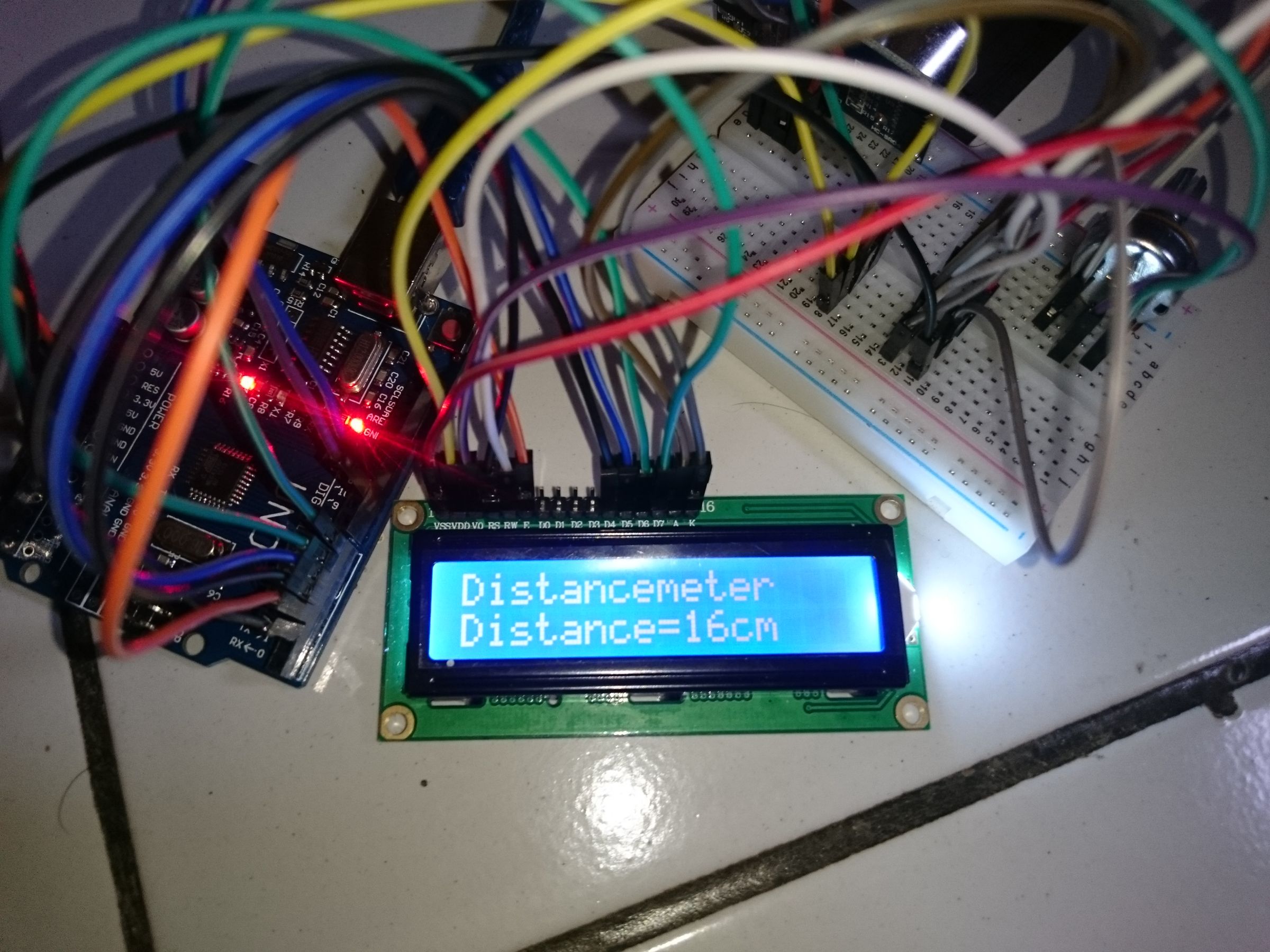ARDUINO - DISTANCE METER WITH ULTRASONIC HC-SR 04 : 4 Steps (with ...