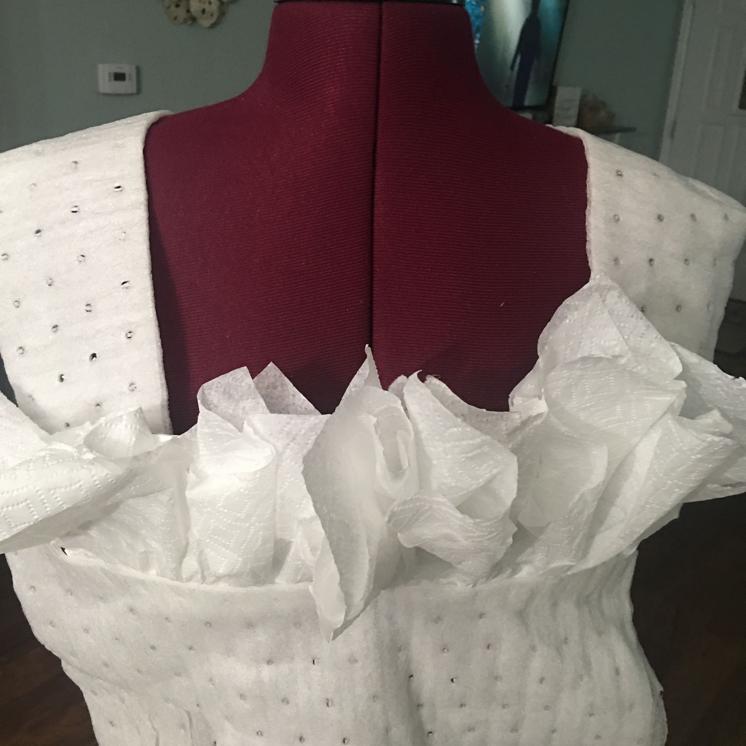 Winter Wonderland Tiered Paper Gown Dress : 21 Steps (with Pictures ...