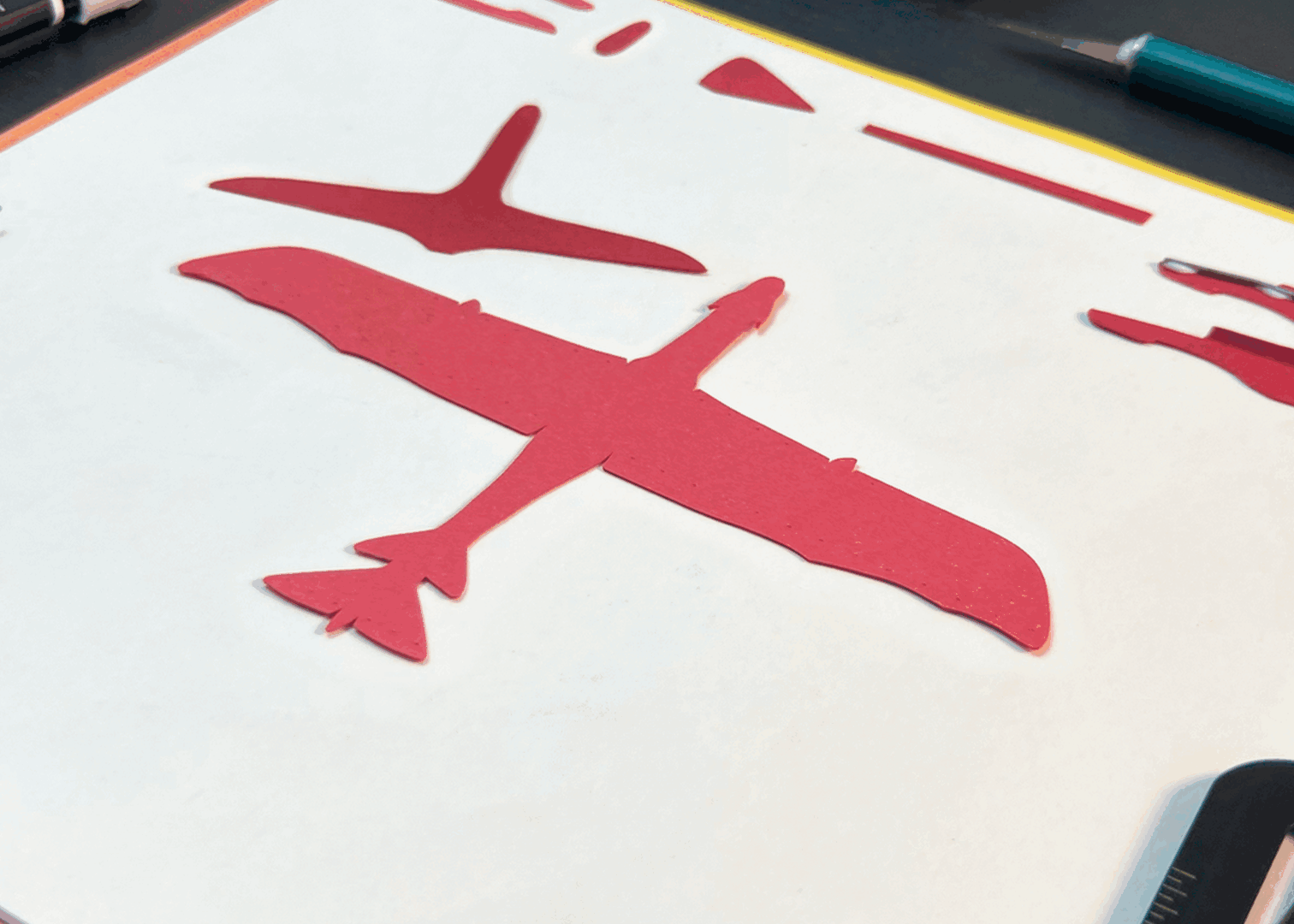 Red Dragon Card Stock Micro Glider : 7 Steps (with Pictures ...