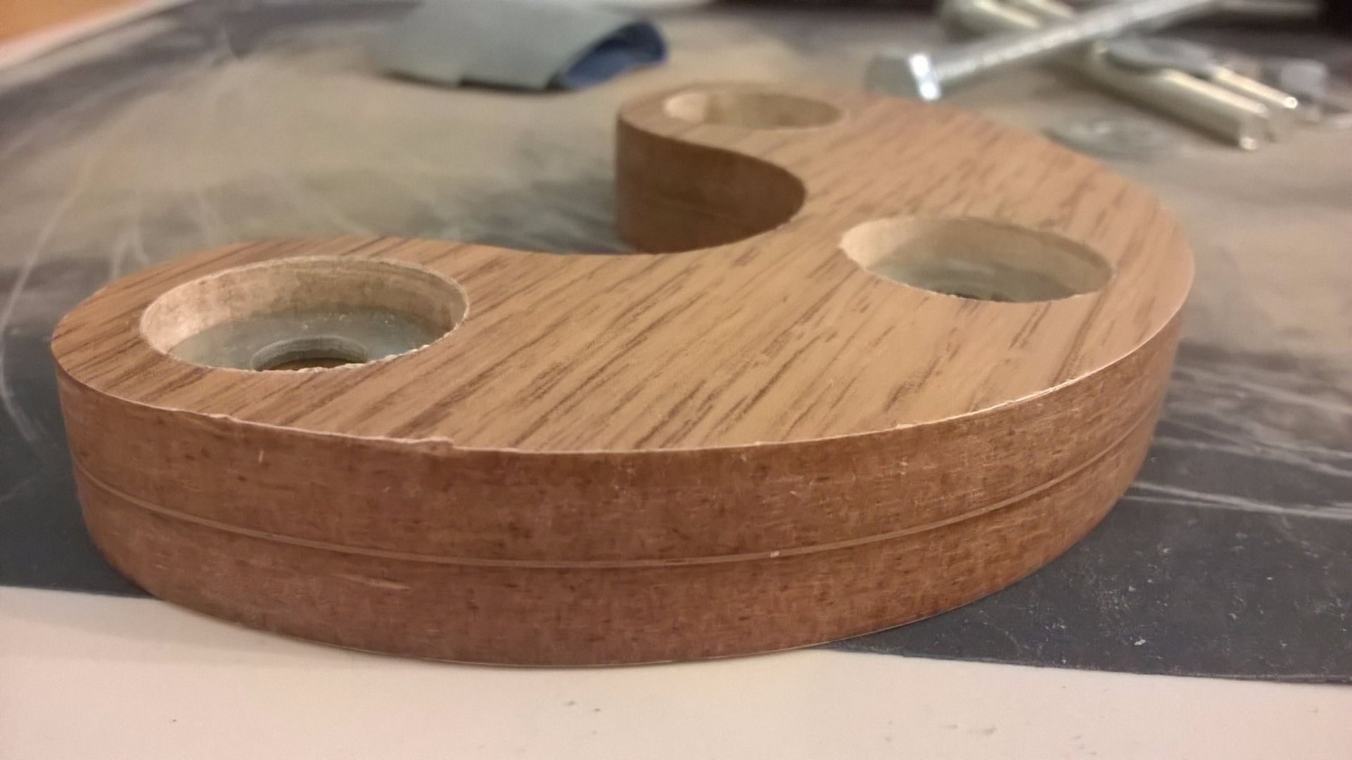 Wooden Precision Mini Router Base for Rotary Tool (with Cardboard ...