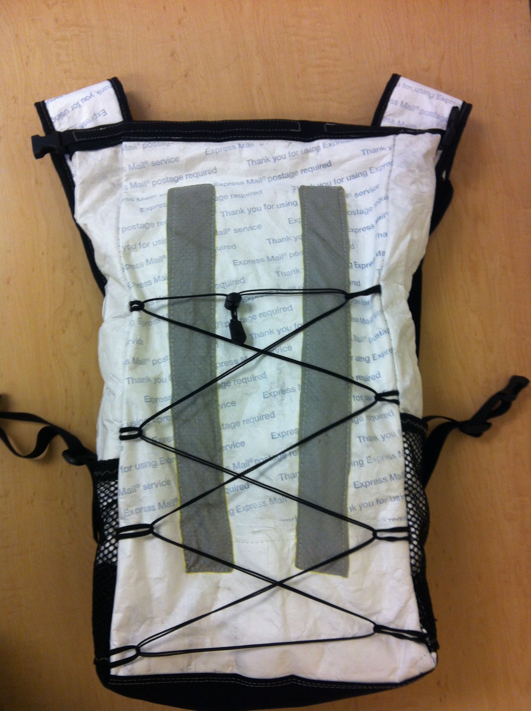 Tyvek Roll Top Backpack Made From USPS Tyvek Envelopes. - Instructables