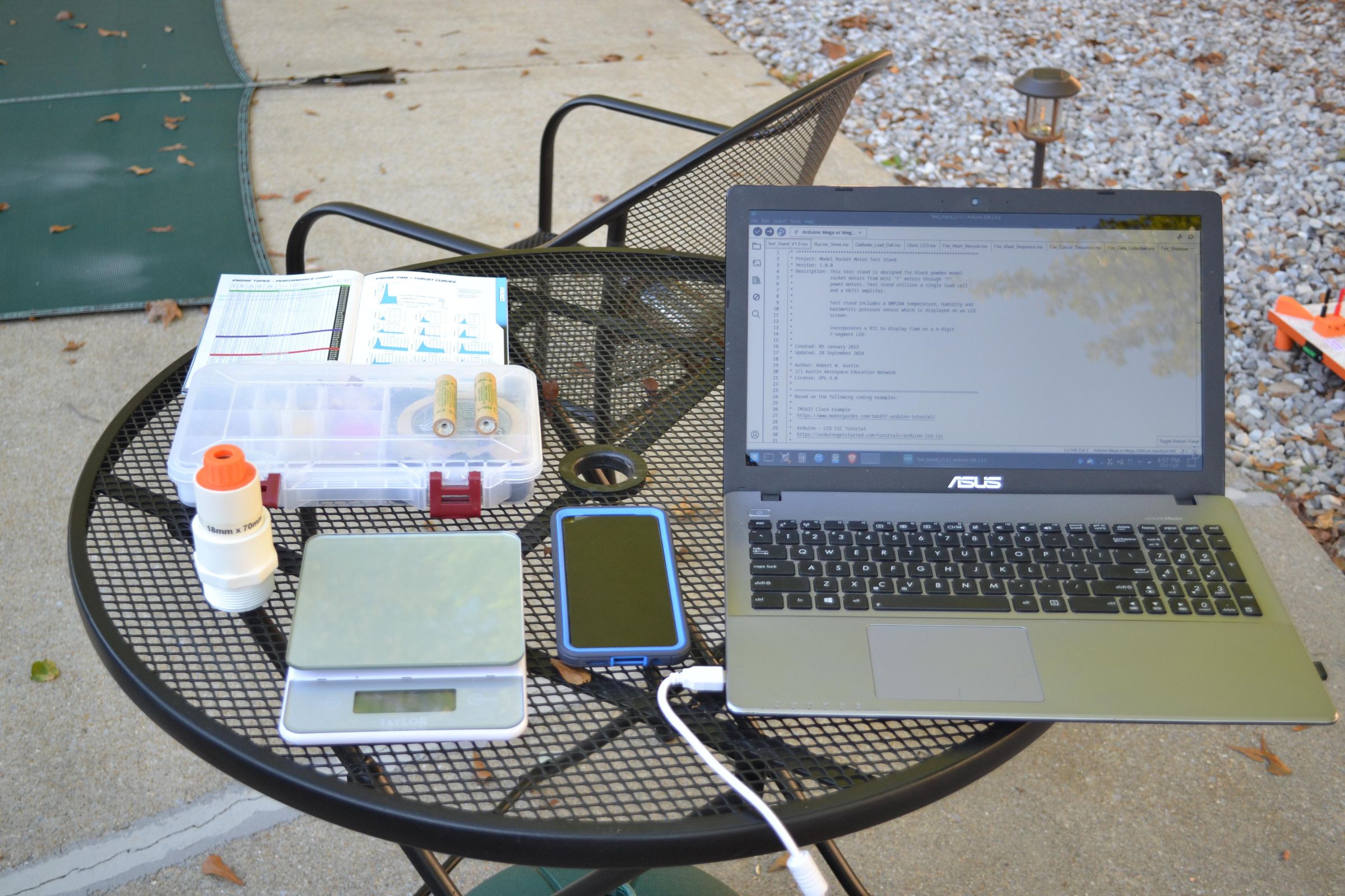 Project: Vulcan - a Model Rocket Motor Test Stand : 16 Steps (with ...