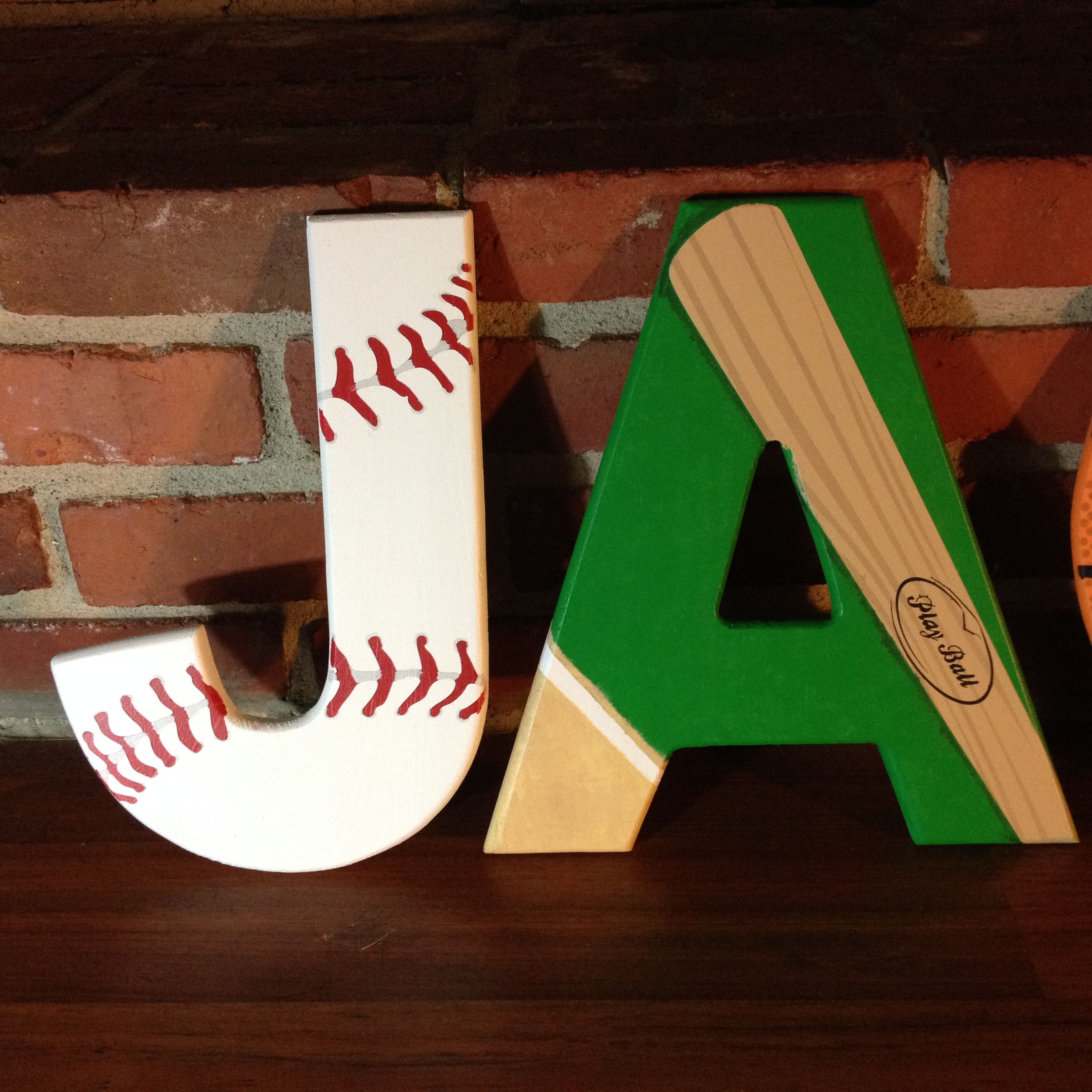 Sport Themed Wooden Letters : 4 Steps (with Pictures) - Instructables