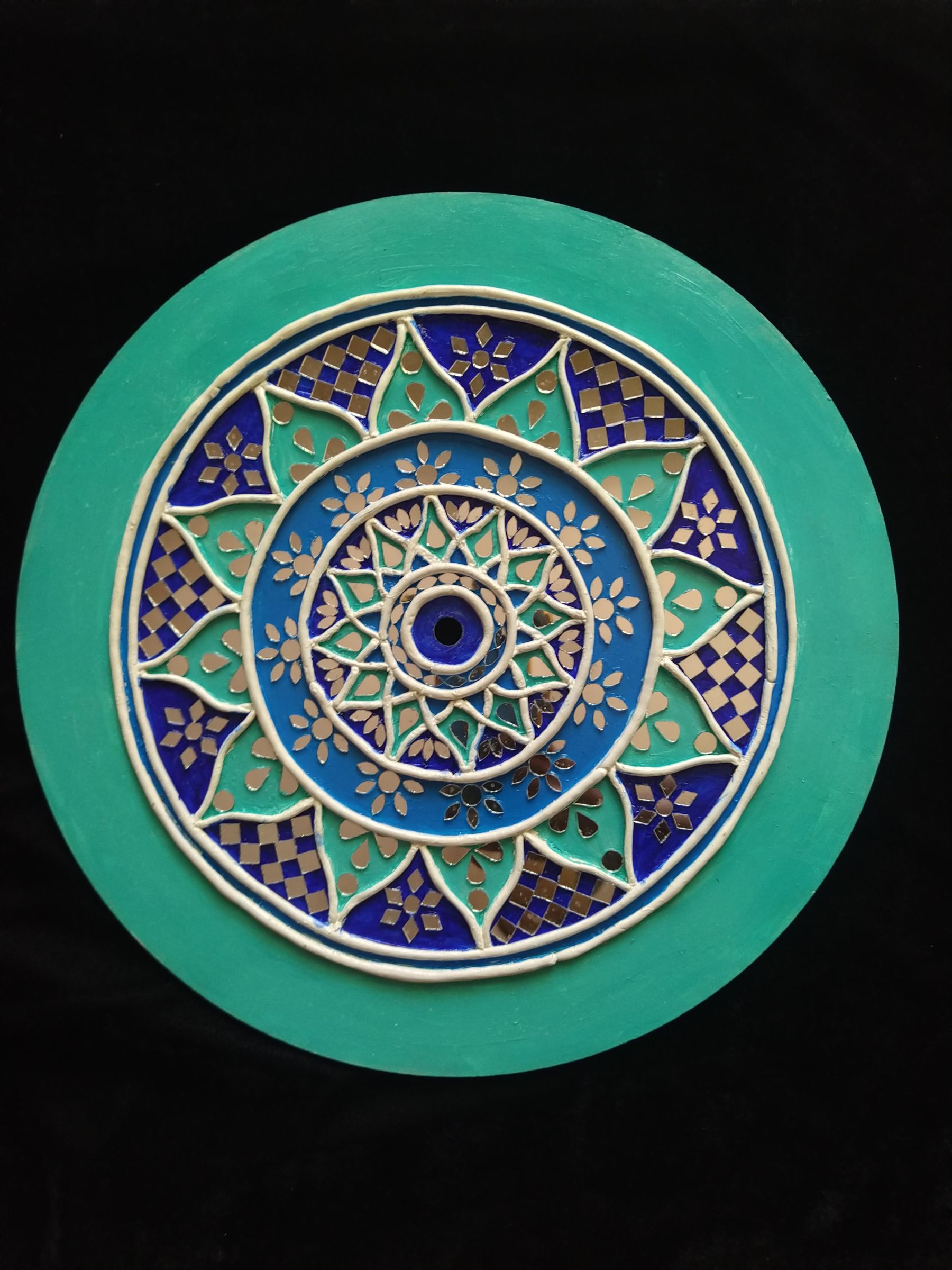 Blue Lippan Art Wall Clock : 24 Steps (with Pictures) - Instructables